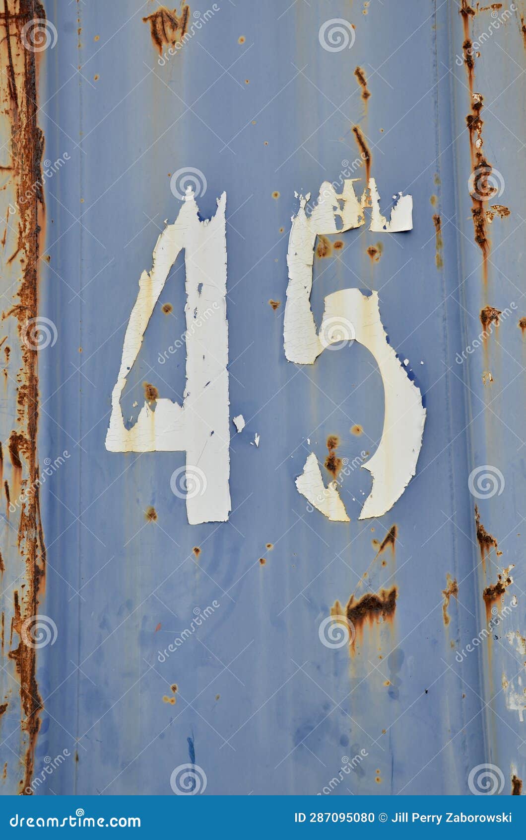 Number forty five stock photo. Image of wall, abstract - 287095080