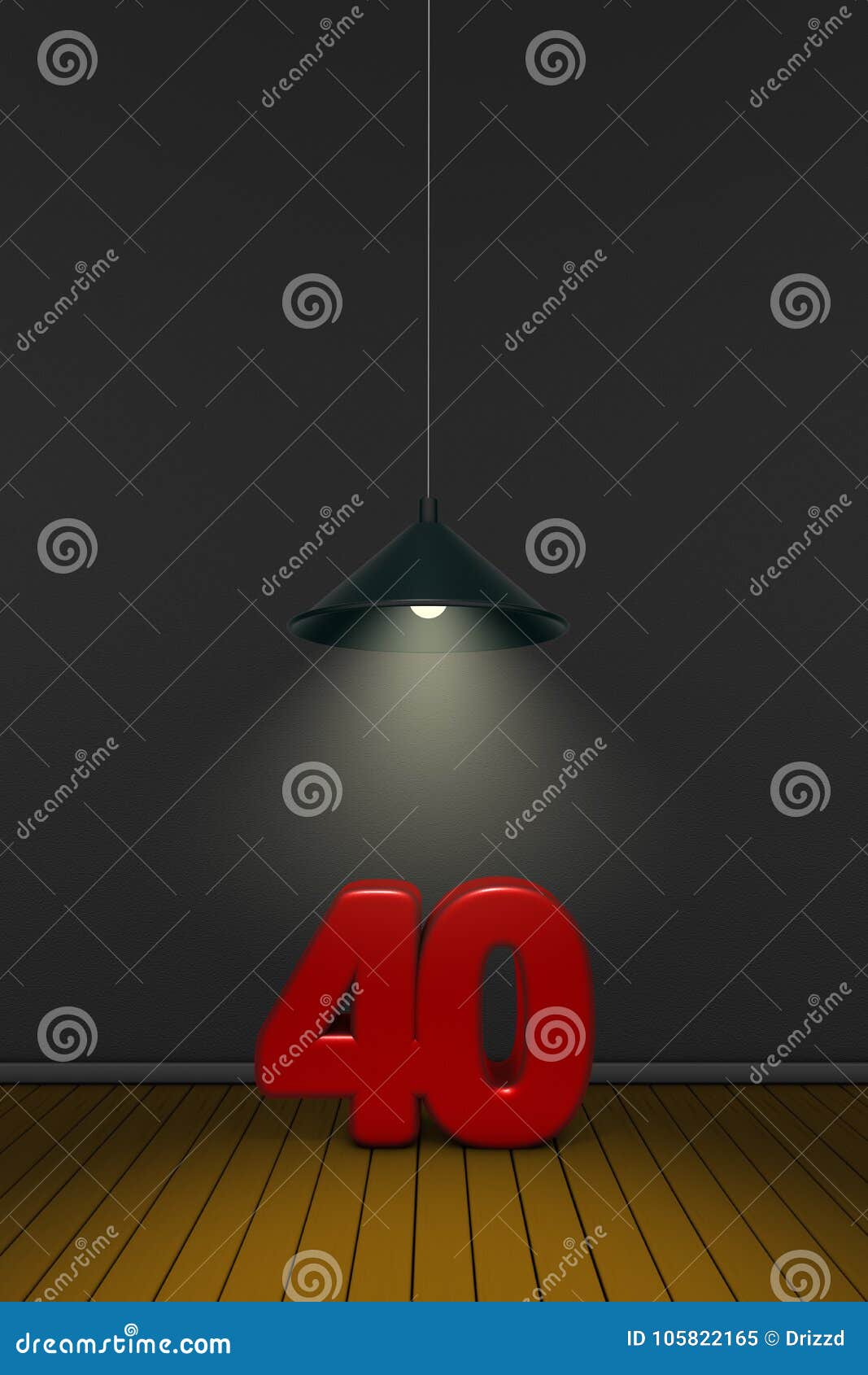 Number forty stock illustration. Illustration of bulb - 105822165
