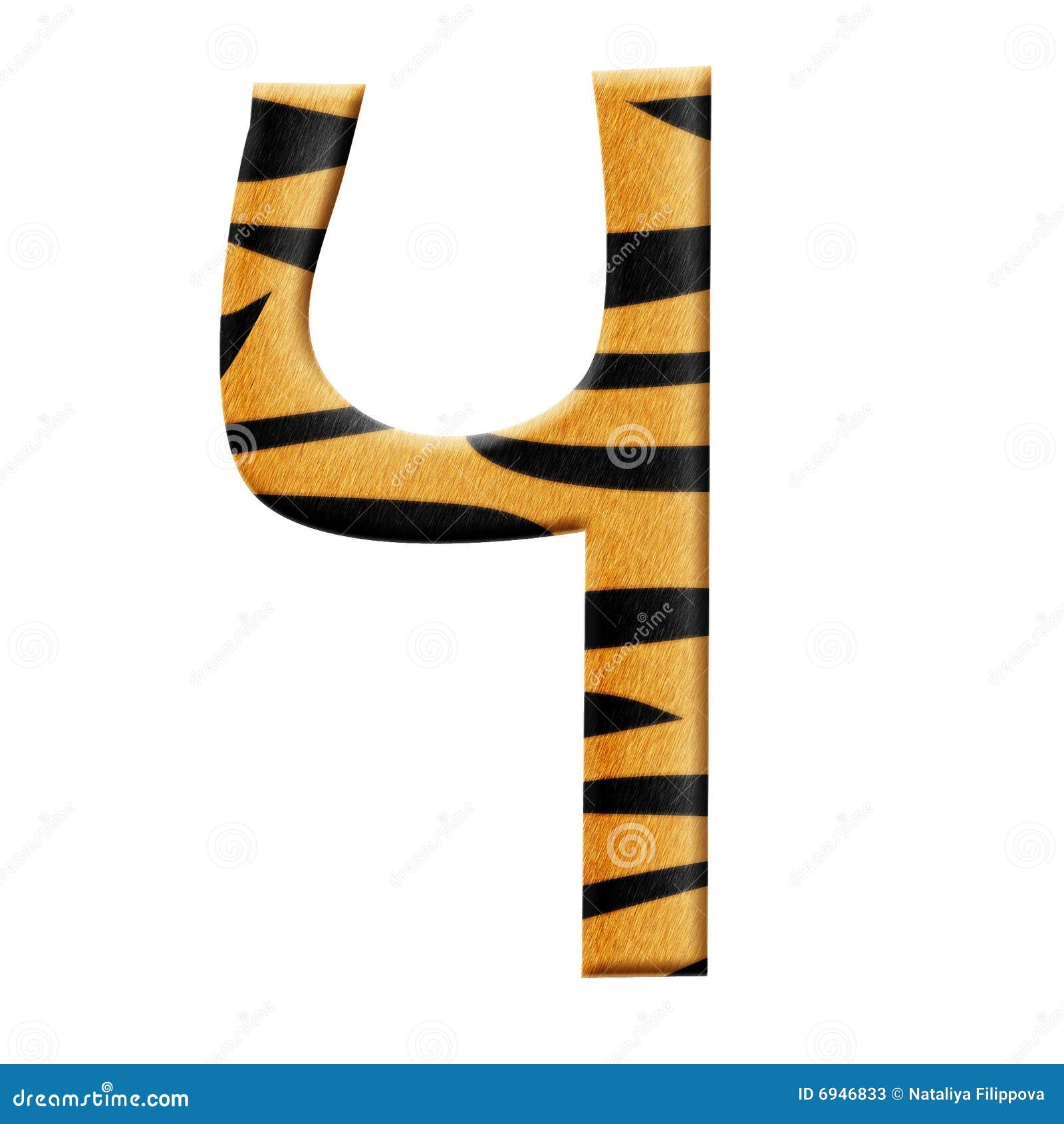 Number four stock illustration. Illustration of four, skin - 6946833