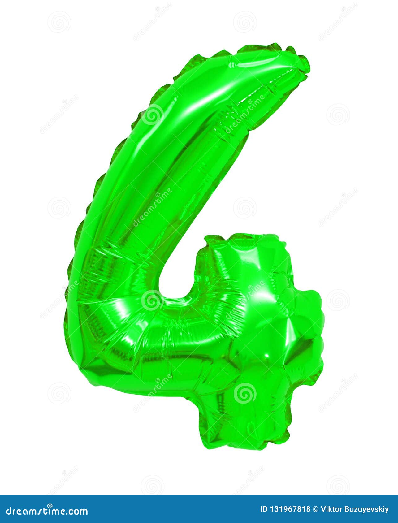 Number 4 Four from Balloons Stock Photo - Image of celebration, four ...