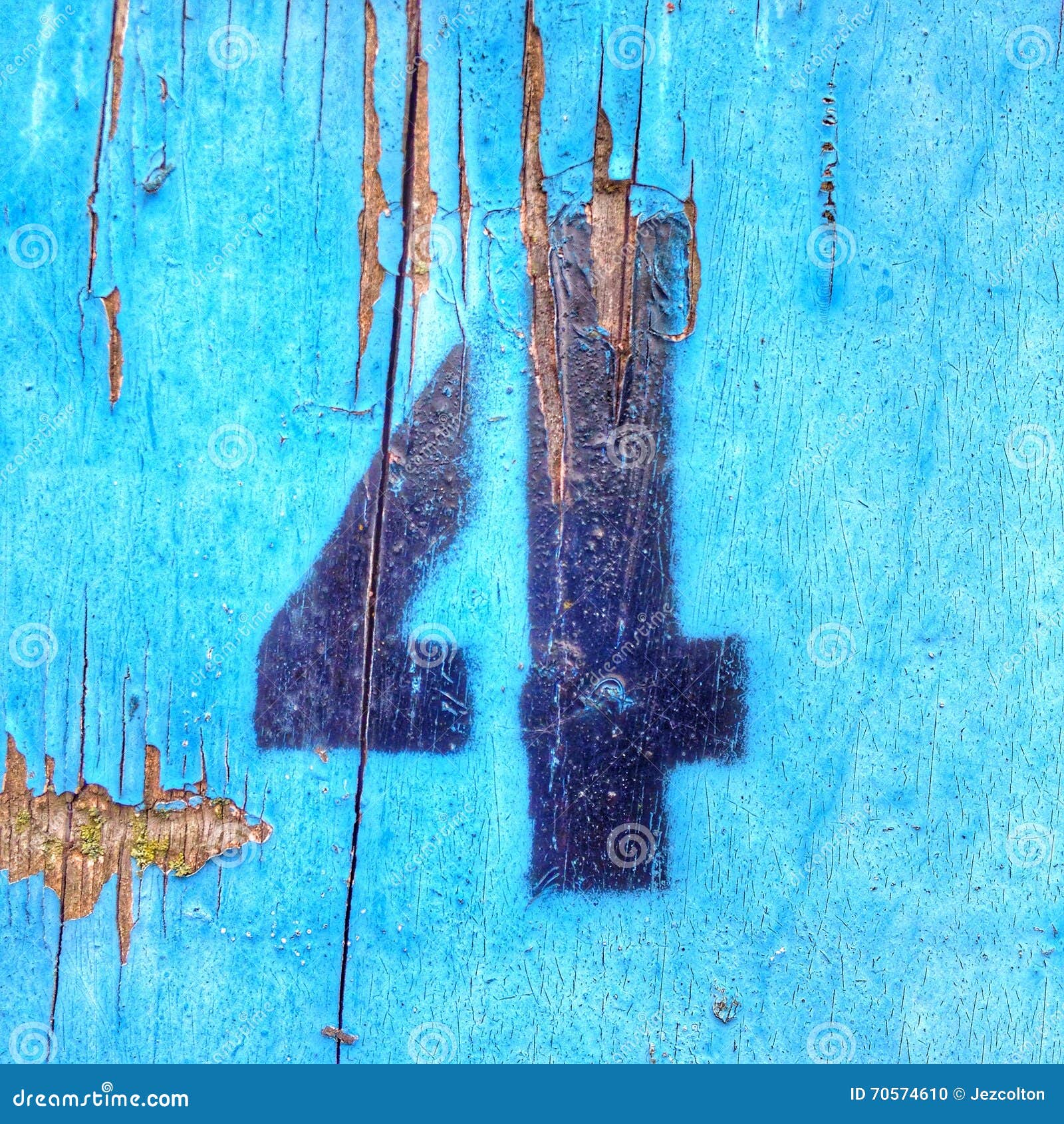 Number Four stock photo. Image of background, four, painted - 70574610