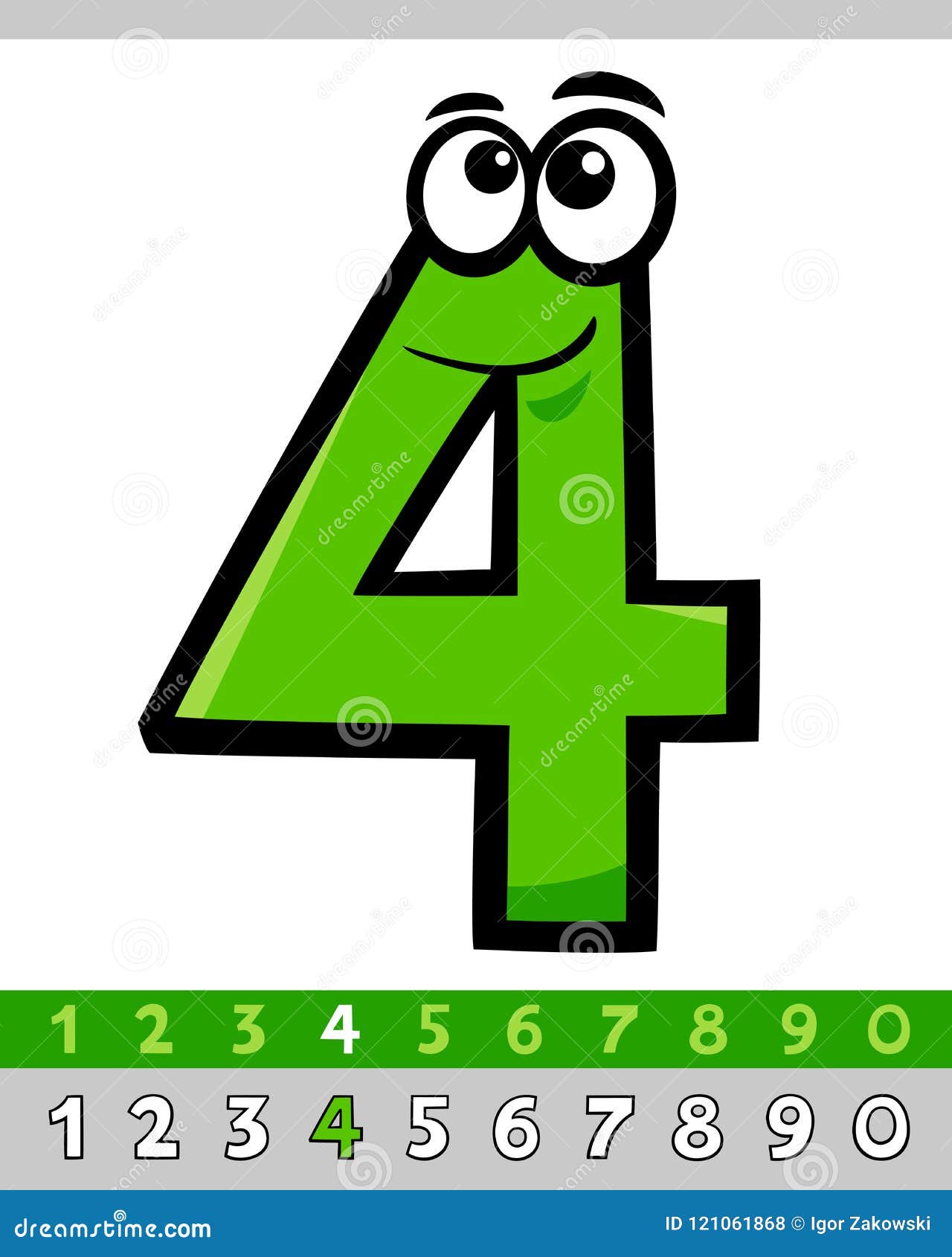 Four Basic Math Calculation Symbols Cartoon Vector | CartoonDealer.com ...