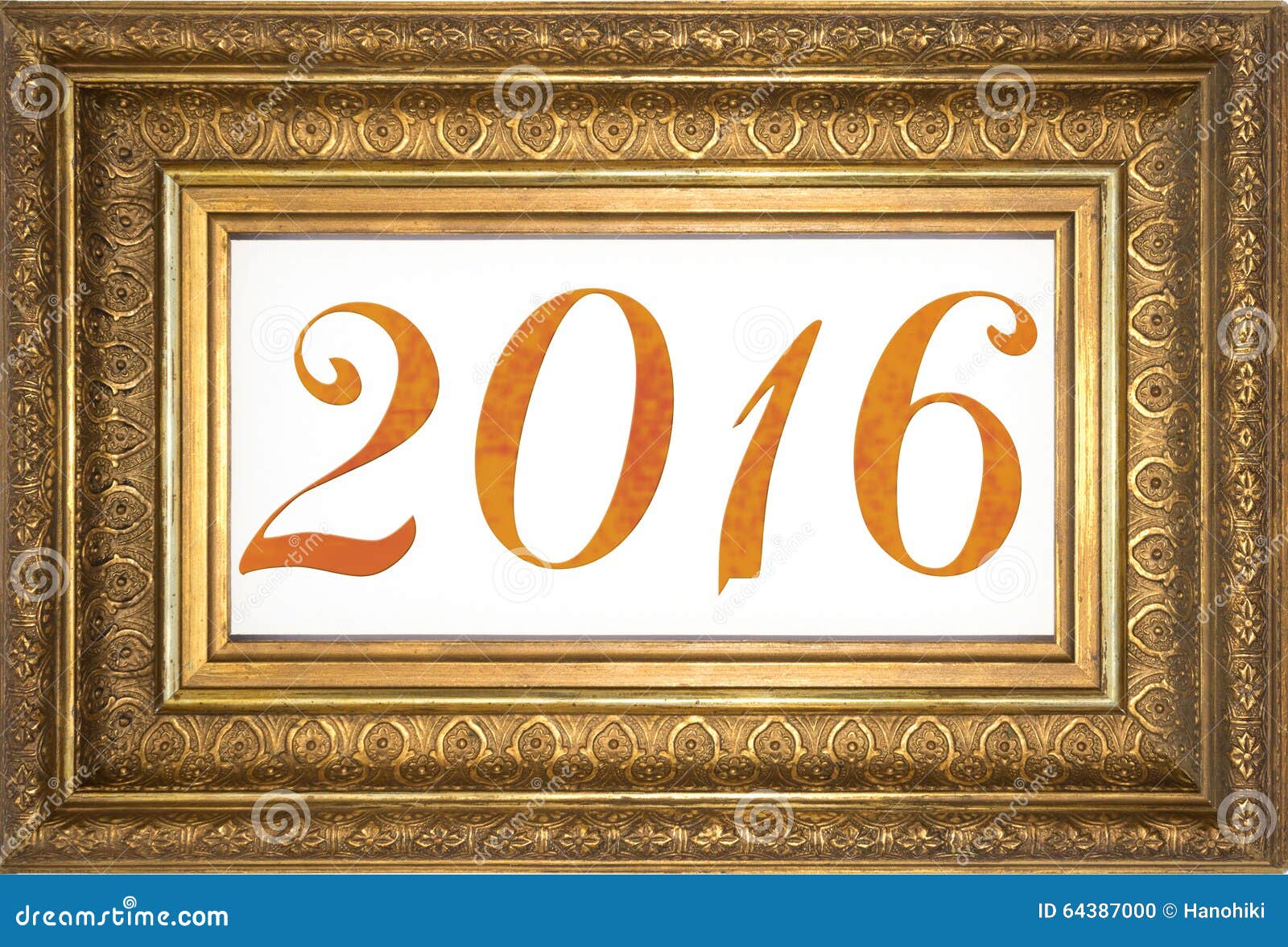 Number 2016 Framed - Happy New Year Stock Photo - Image of happy ...