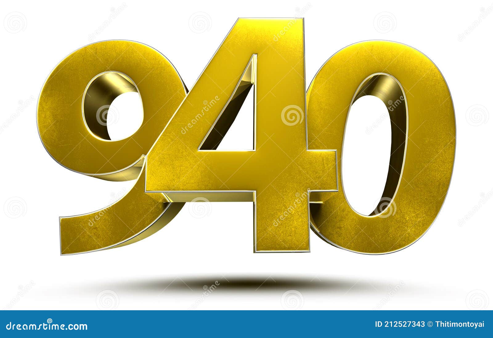 Number 940. stock illustration. Illustration of financial - 212527343
