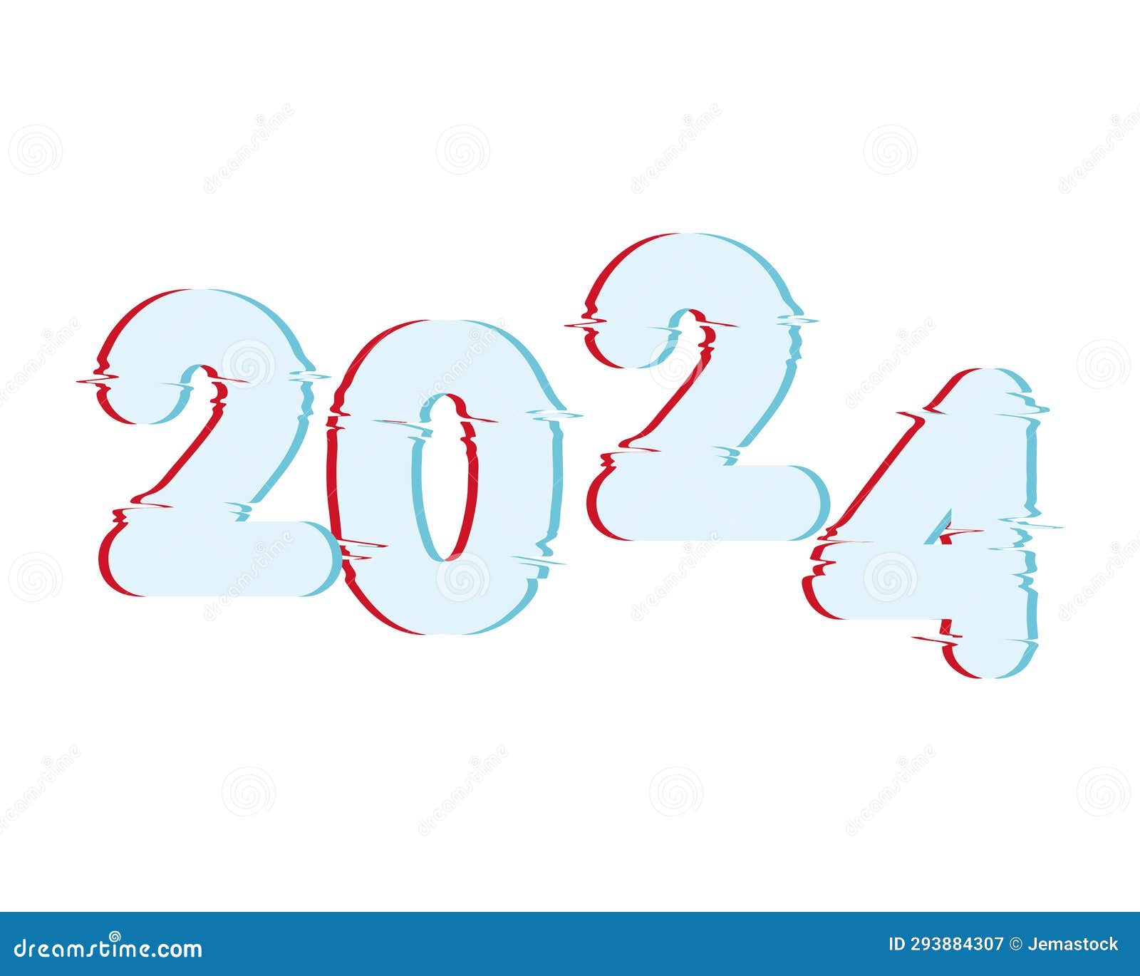 2024 number grunge design stock vector. Illustration of texture - 293884307