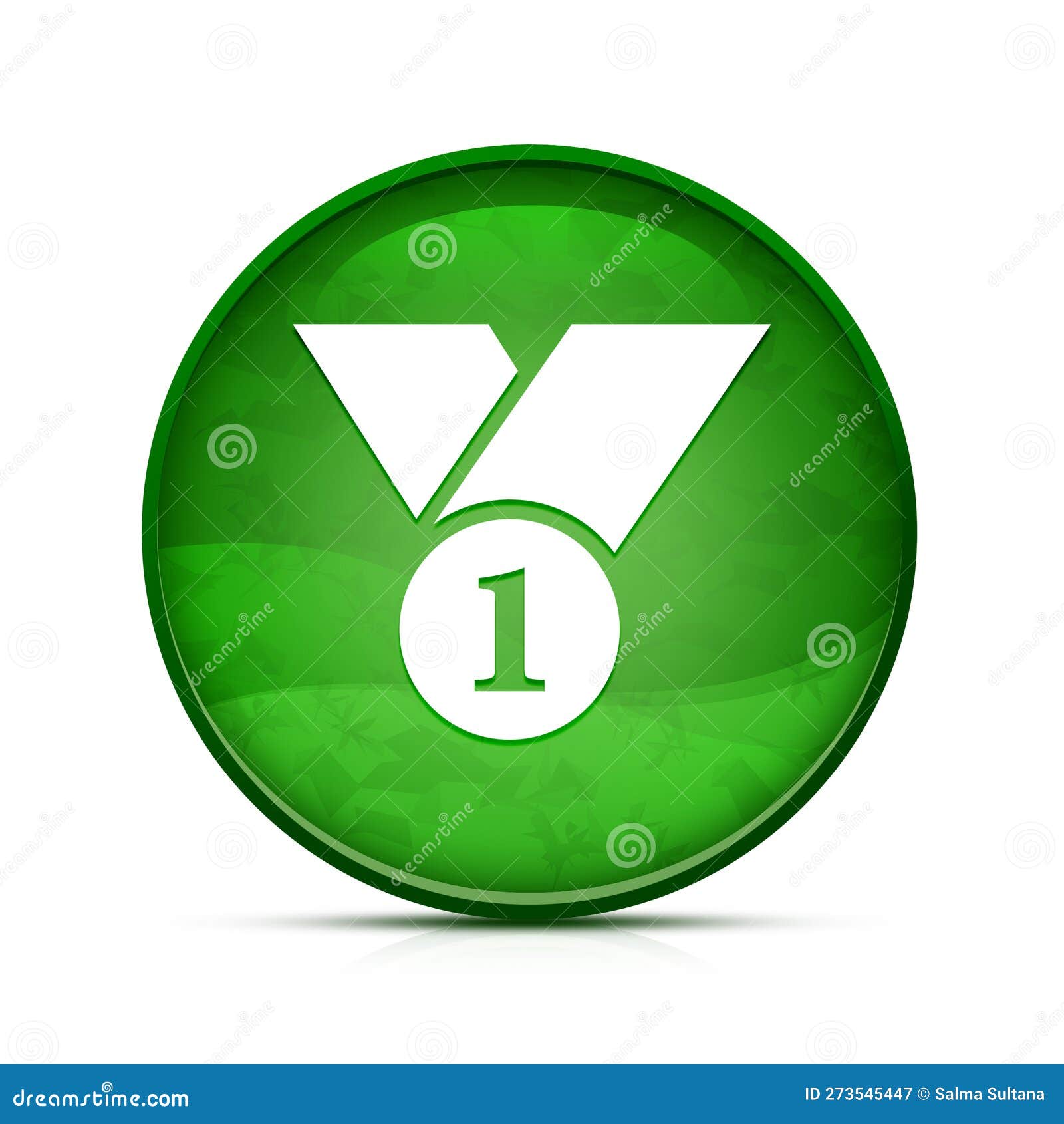 Number 1 Help Icon on Classy Splash Green Round Button Illustration ...