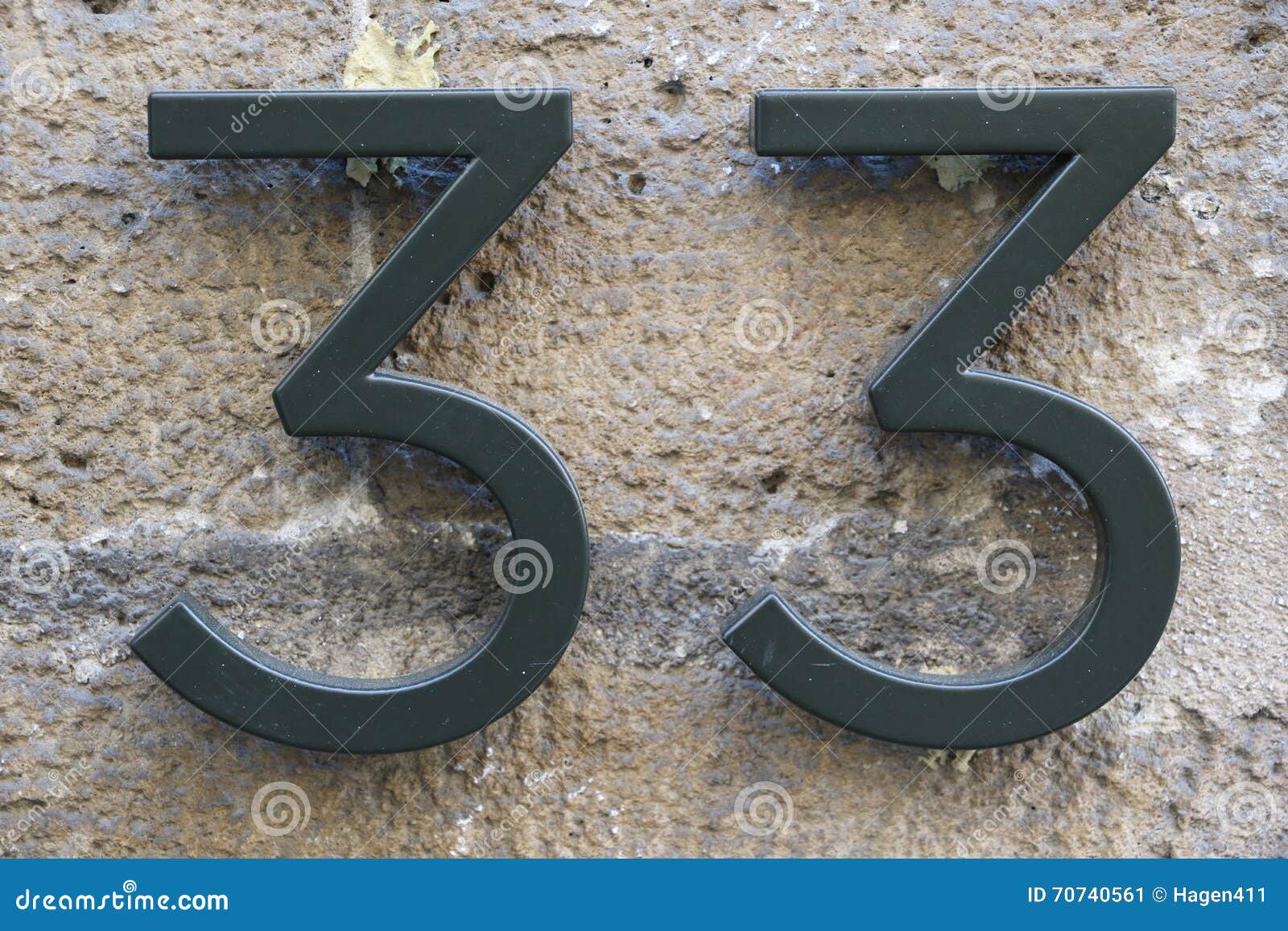 Number 33 stock image. Image of sign, mathematics, house - 70740561
