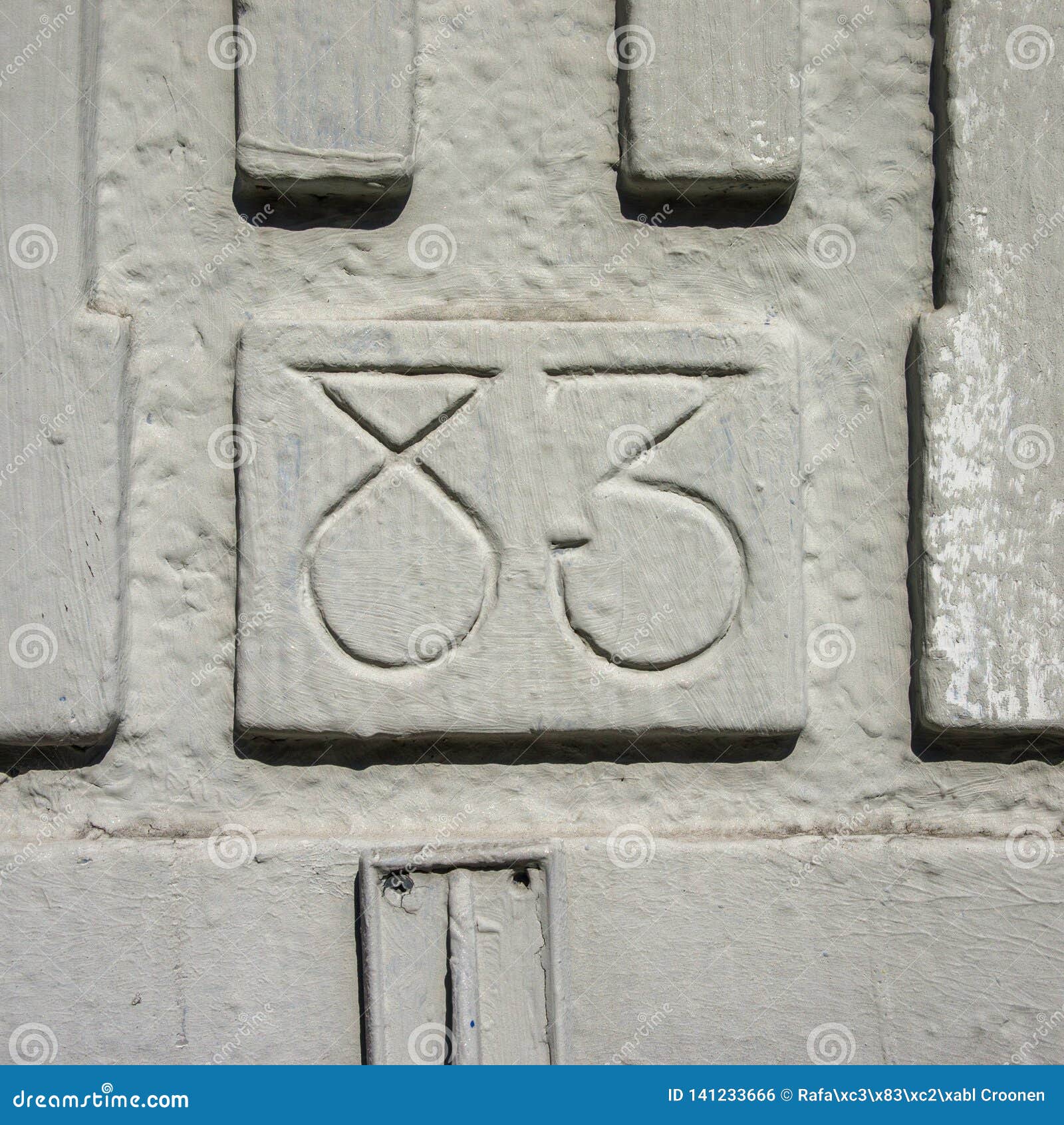 House Number 83 stock photo. Image of prime, digit, decoration - 141233666
