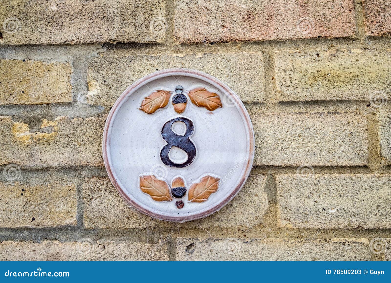 Number 8 stock image. Image of brick, sign, outdoors - 78509203