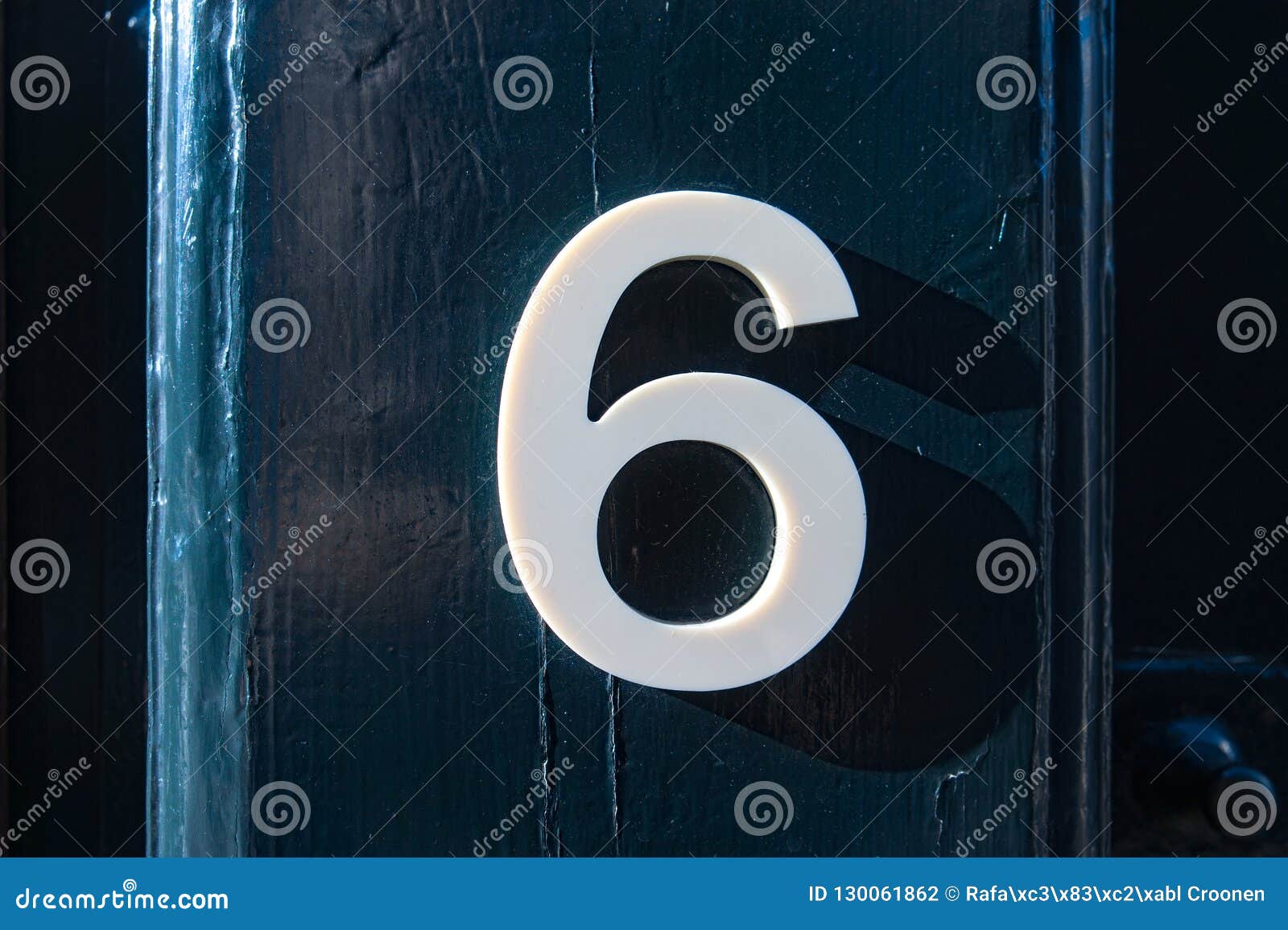 House number 6 stock photo. Image of embellishment, address - 130061862