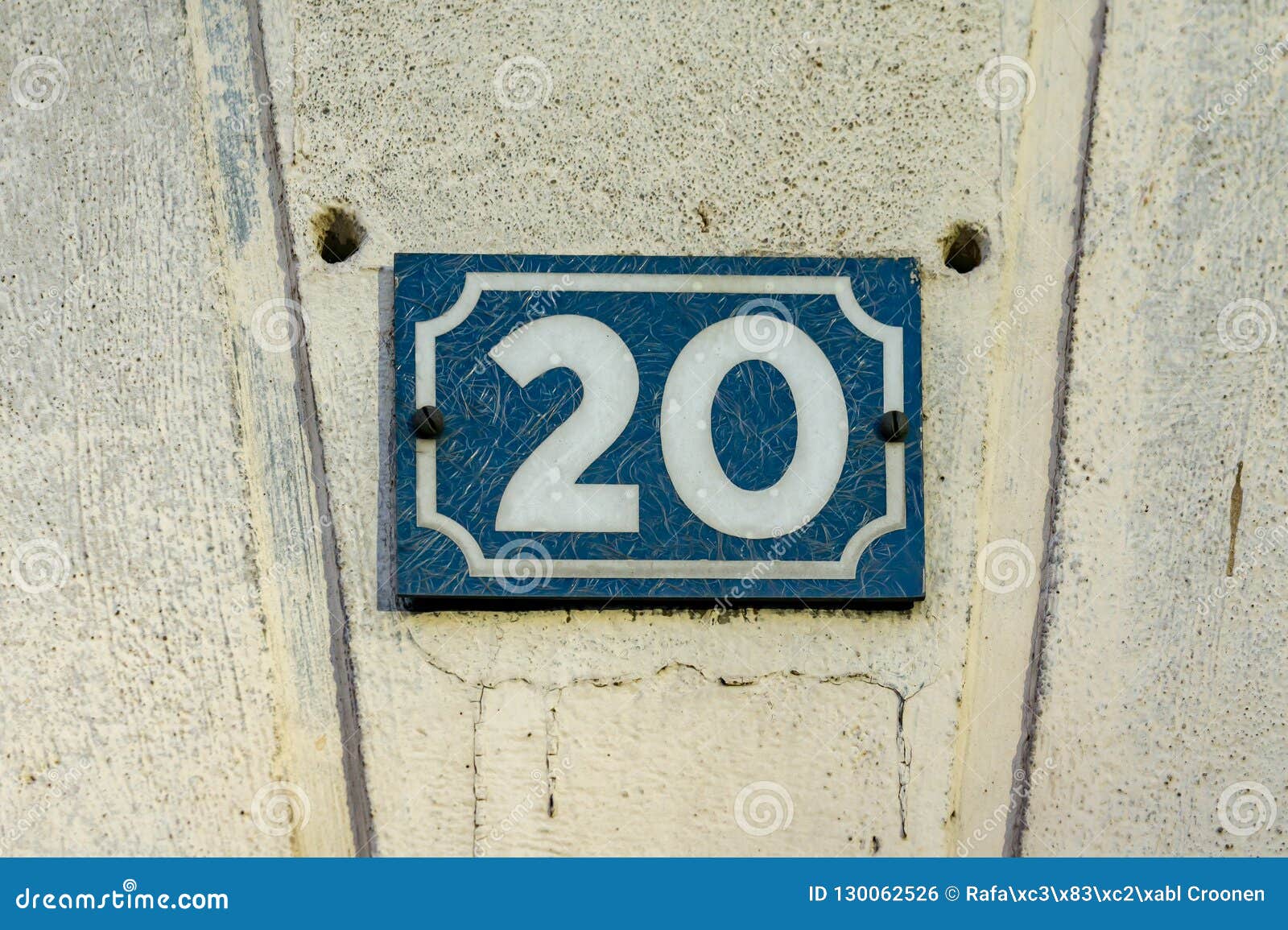 House number 20 stock photo. Image of ornament, turquoise - 130062526