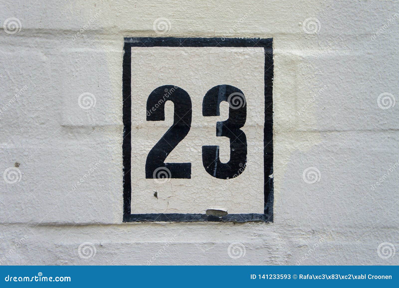House Number 23 stock image. Image of square, adornment - 141233593