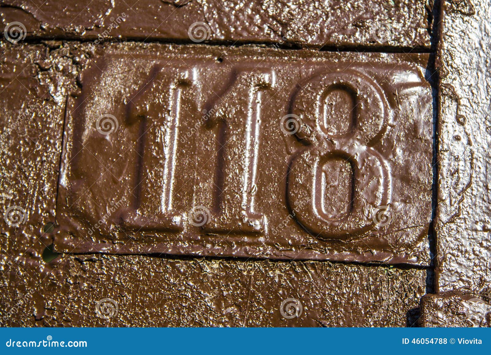 Number 118 stock photo. Image of doorway, metal, black - 46054788