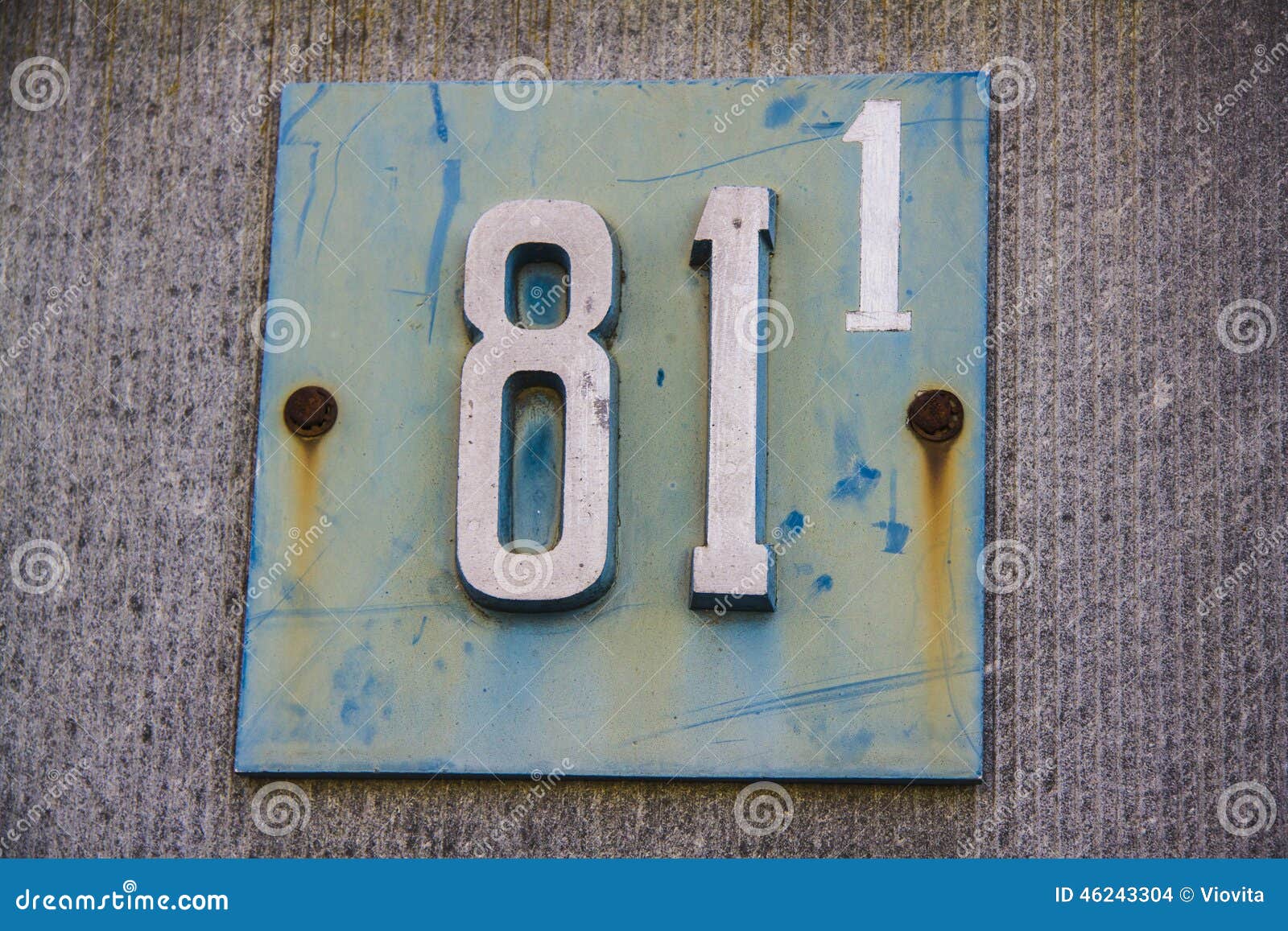 Number 81 stock photo. Image of door, buildings, eighty - 46243304