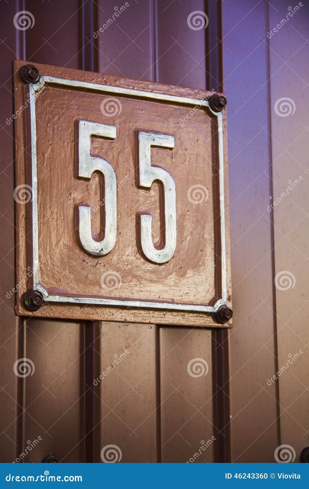 Number 55 stock photo. Image of fifty, wall, enamel, mathematics - 46243360