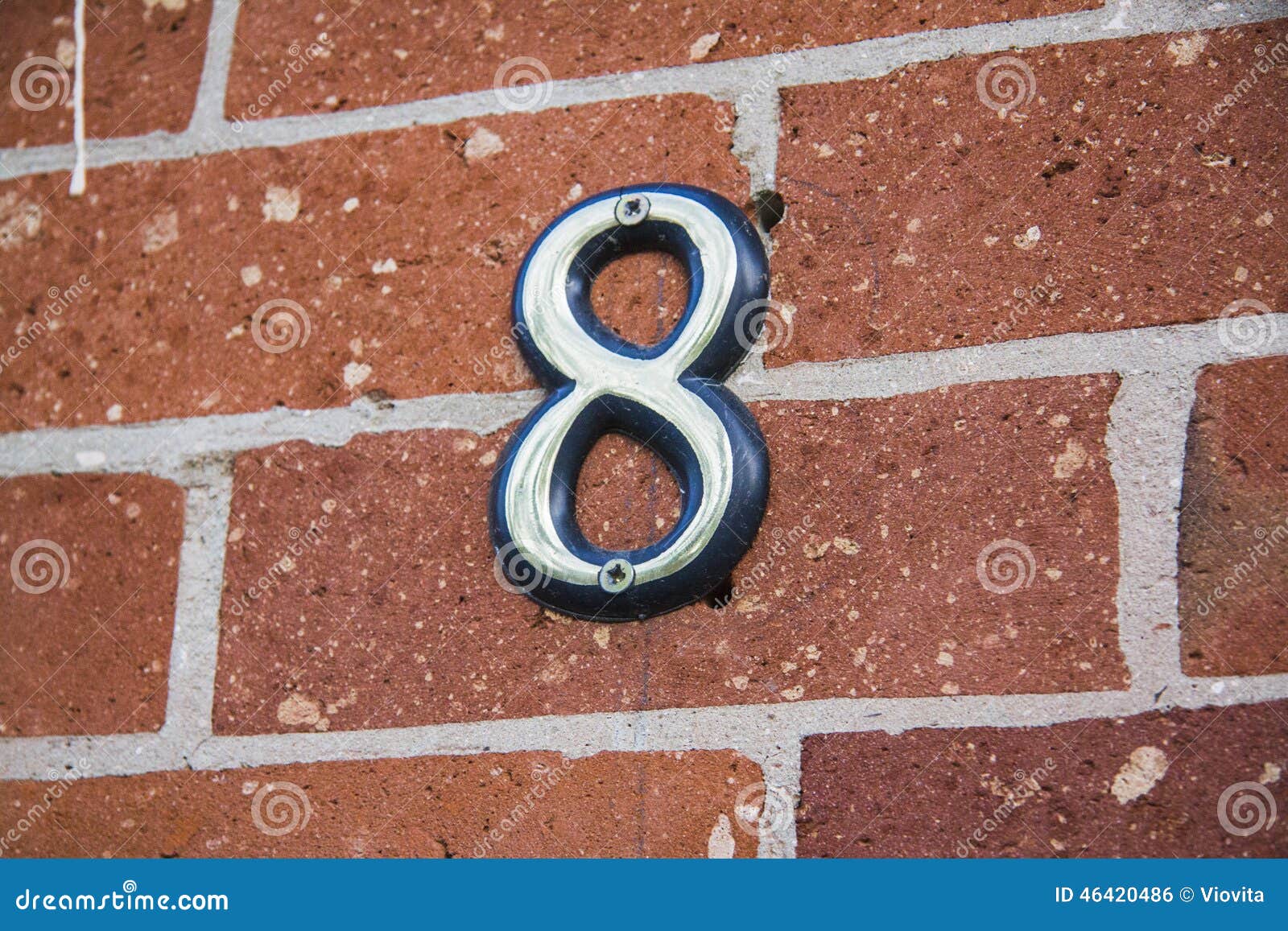 Number 8 stock photo. Image of brick, structure, view - 46420486