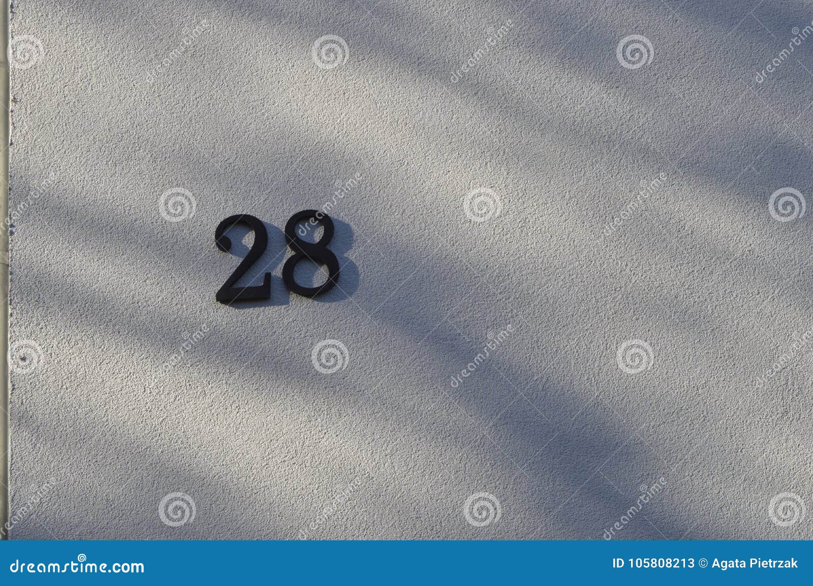 House number 28 stock image. Image of white, mark, house - 105808213