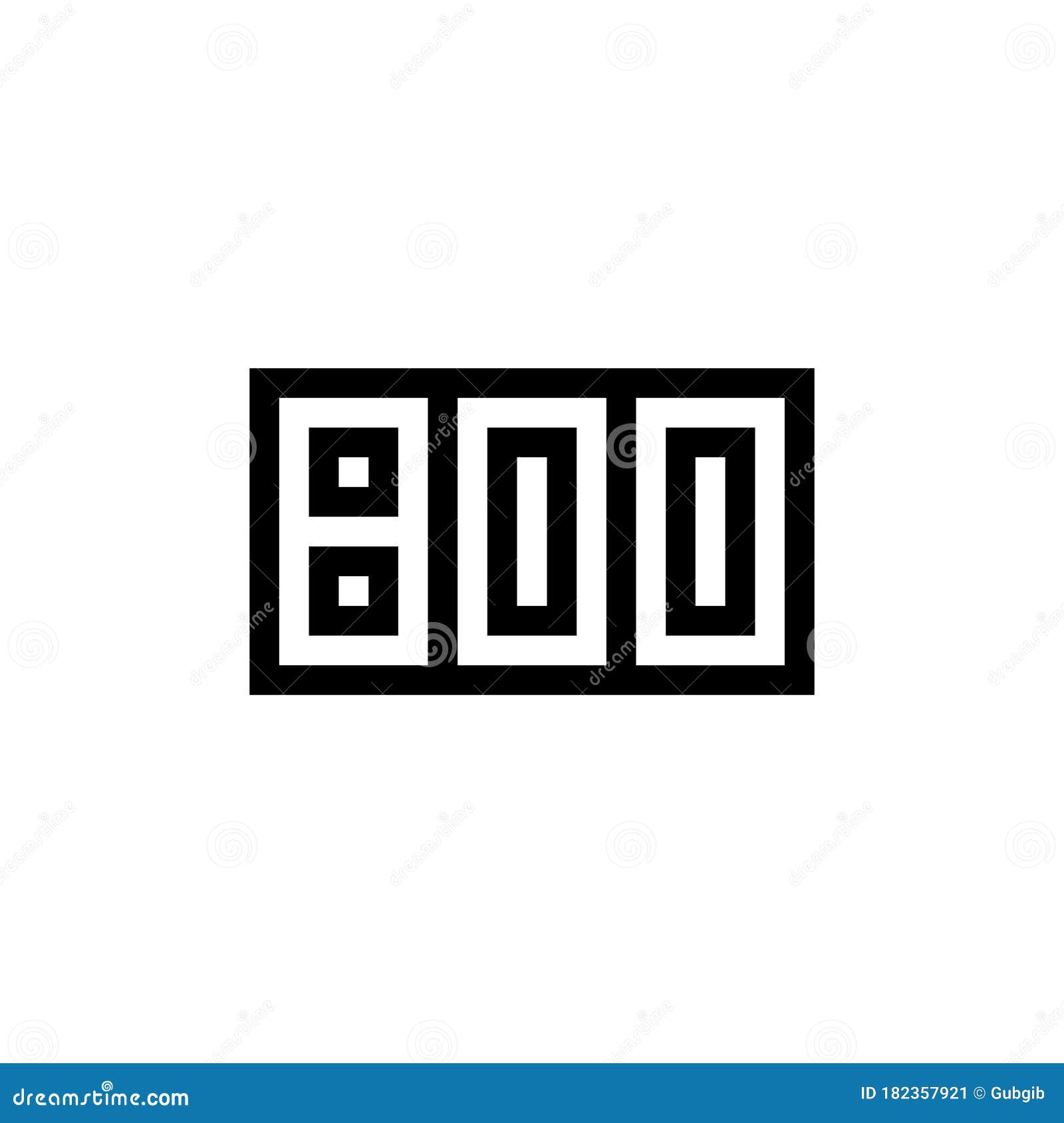 800th Anniversary Vector Icon. Birthday Logo Template. Greeting Card ...