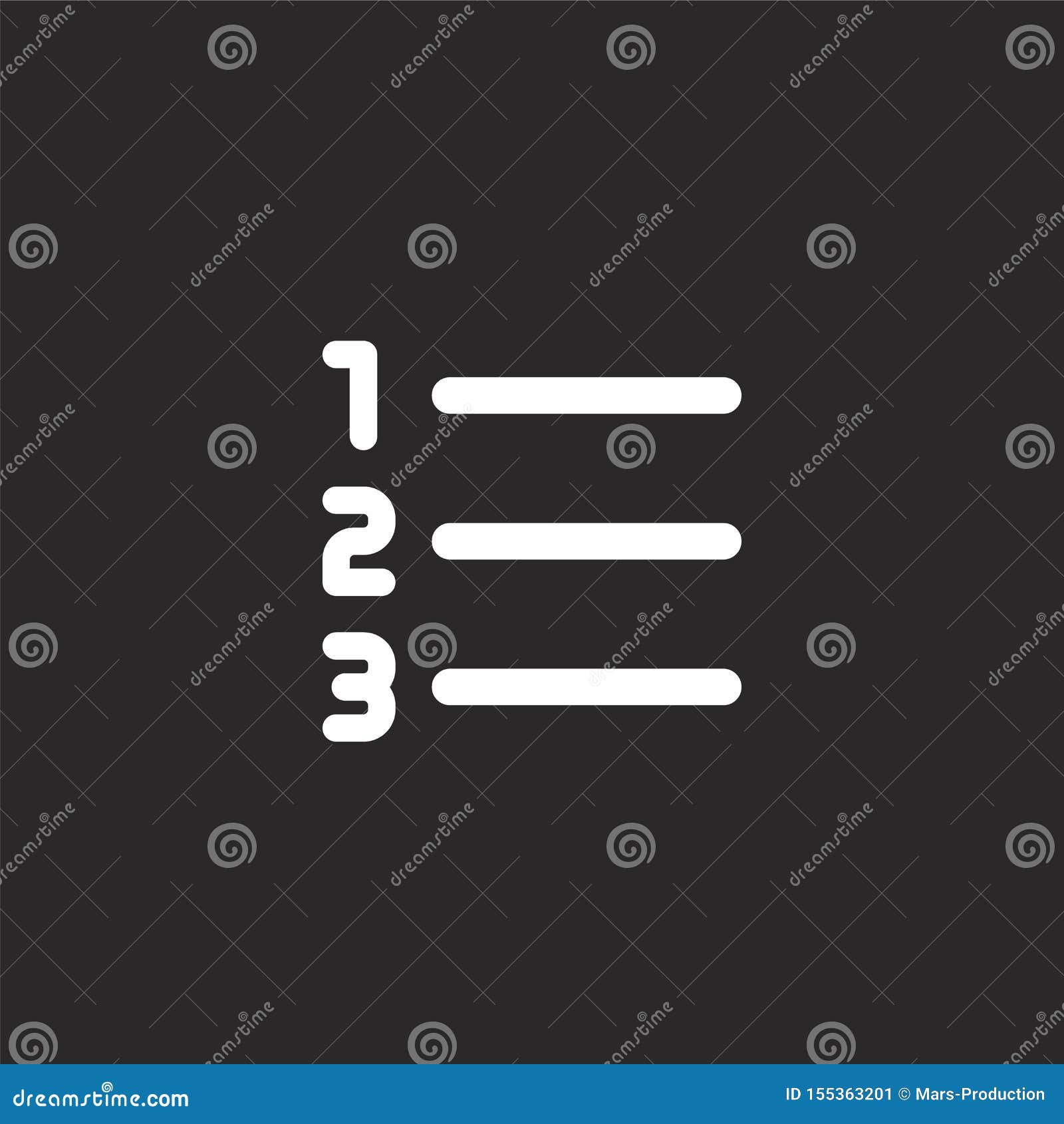 Number Icon. Filled Number Icon for Website Design and Mobile, App ...
