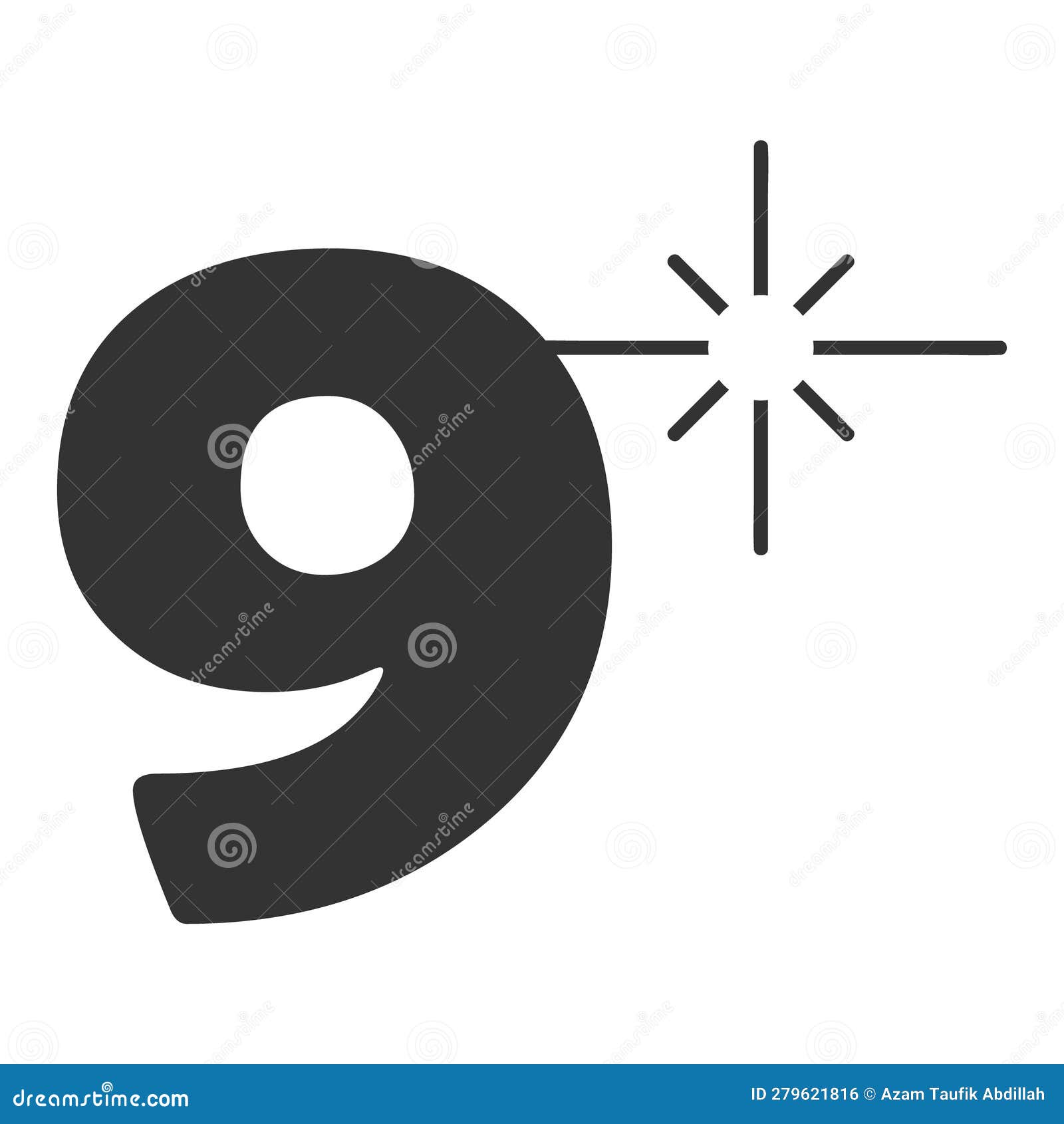 Number Icon Illustration Design Stock Illustration - Illustration of ...