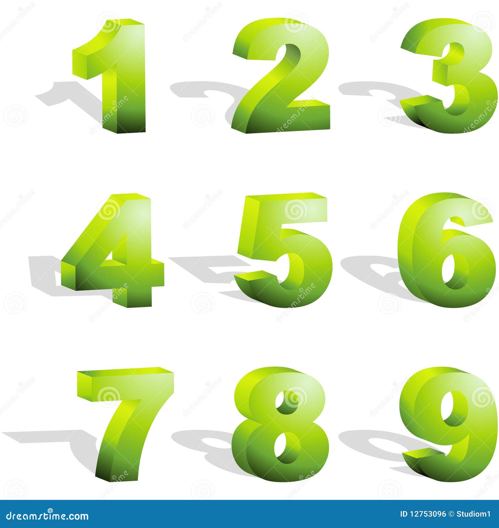 Number icons. stock vector. Illustration of mathematics - 12753096