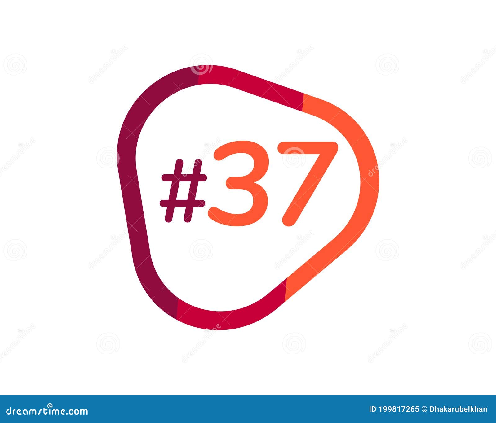 Number 37 Image Design, 37 Logos Stock Vector - Illustration of emblem ...