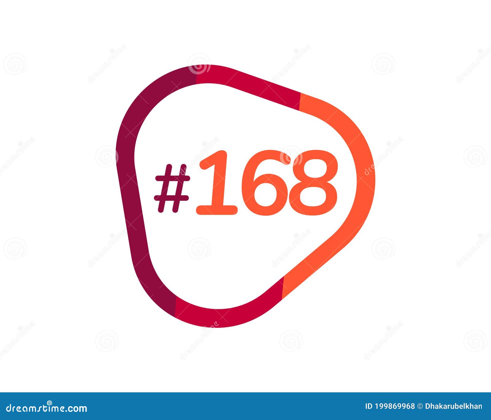 Number 168 Image Design, 168 Logos Stock Vector - Illustration of ...
