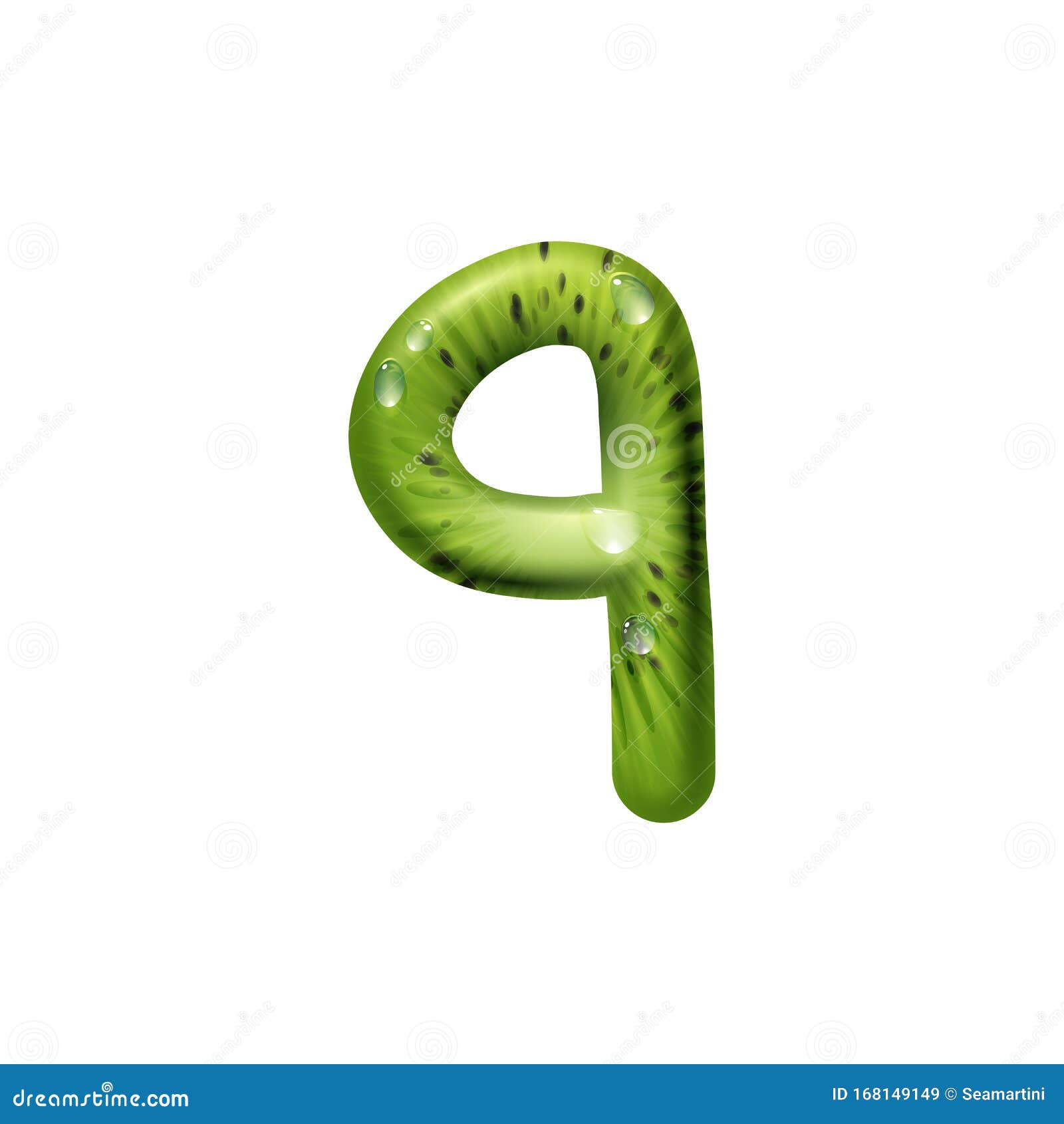 9 Number, Isolated Nine Digit of Exotic Kiwi Fruit Stock Vector ... 9 Number, Isolated Nine Digit of Exotic Kiwi Fruit Stock Vector ...