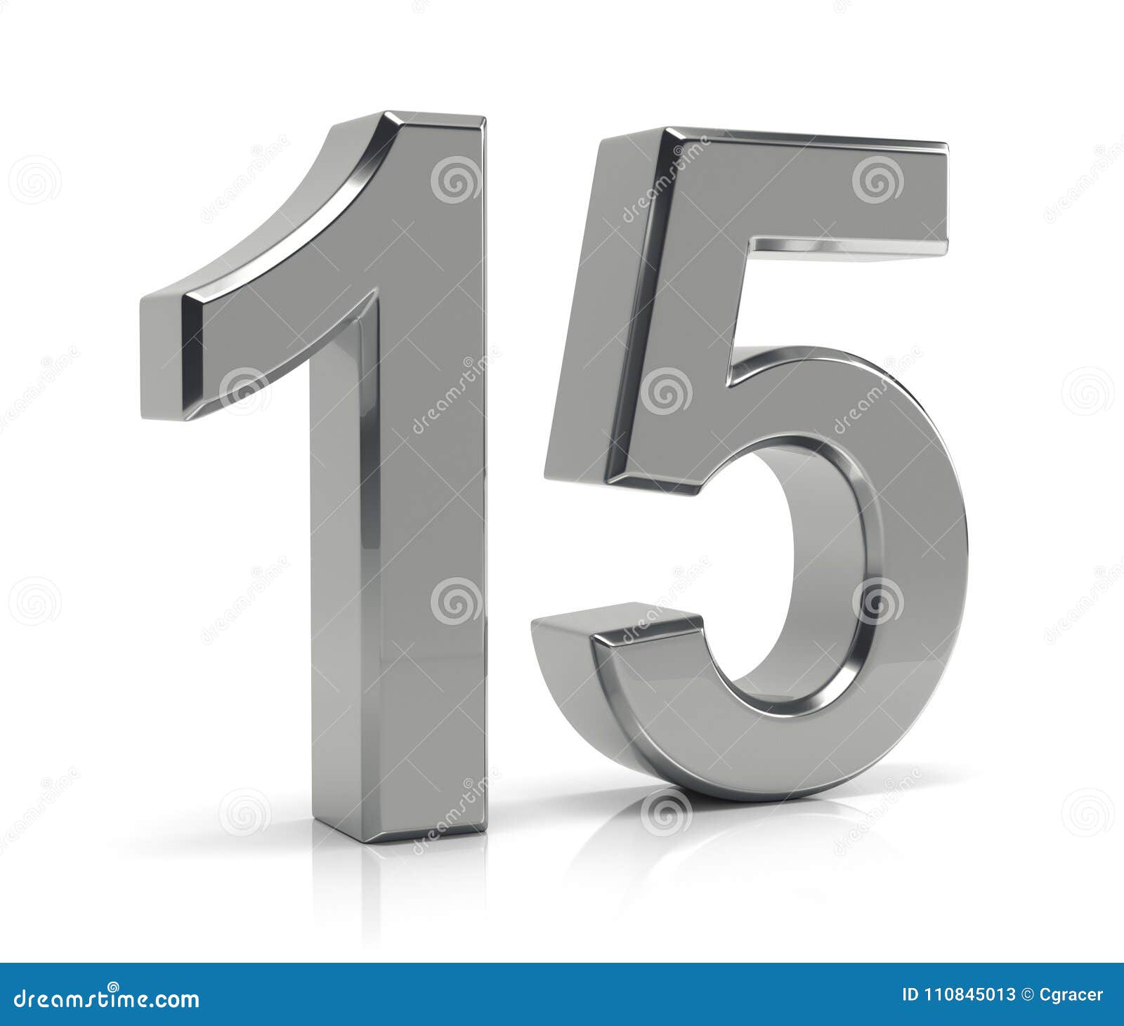 Number 15 stock illustration. Illustration of font, digit - 110845013