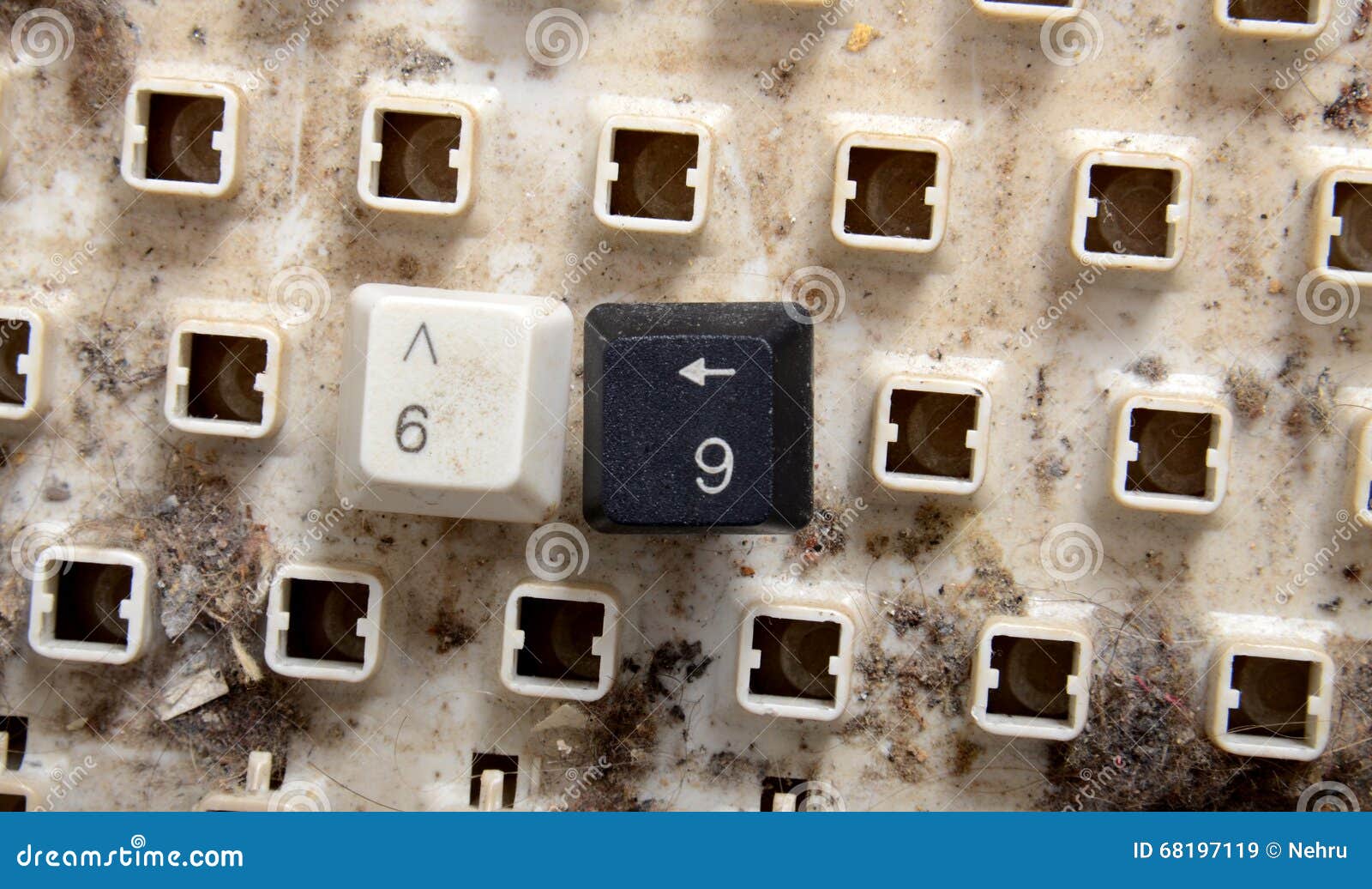 Number 69 with Keyboard Buttons Stock Image - Image of oral, computer ...