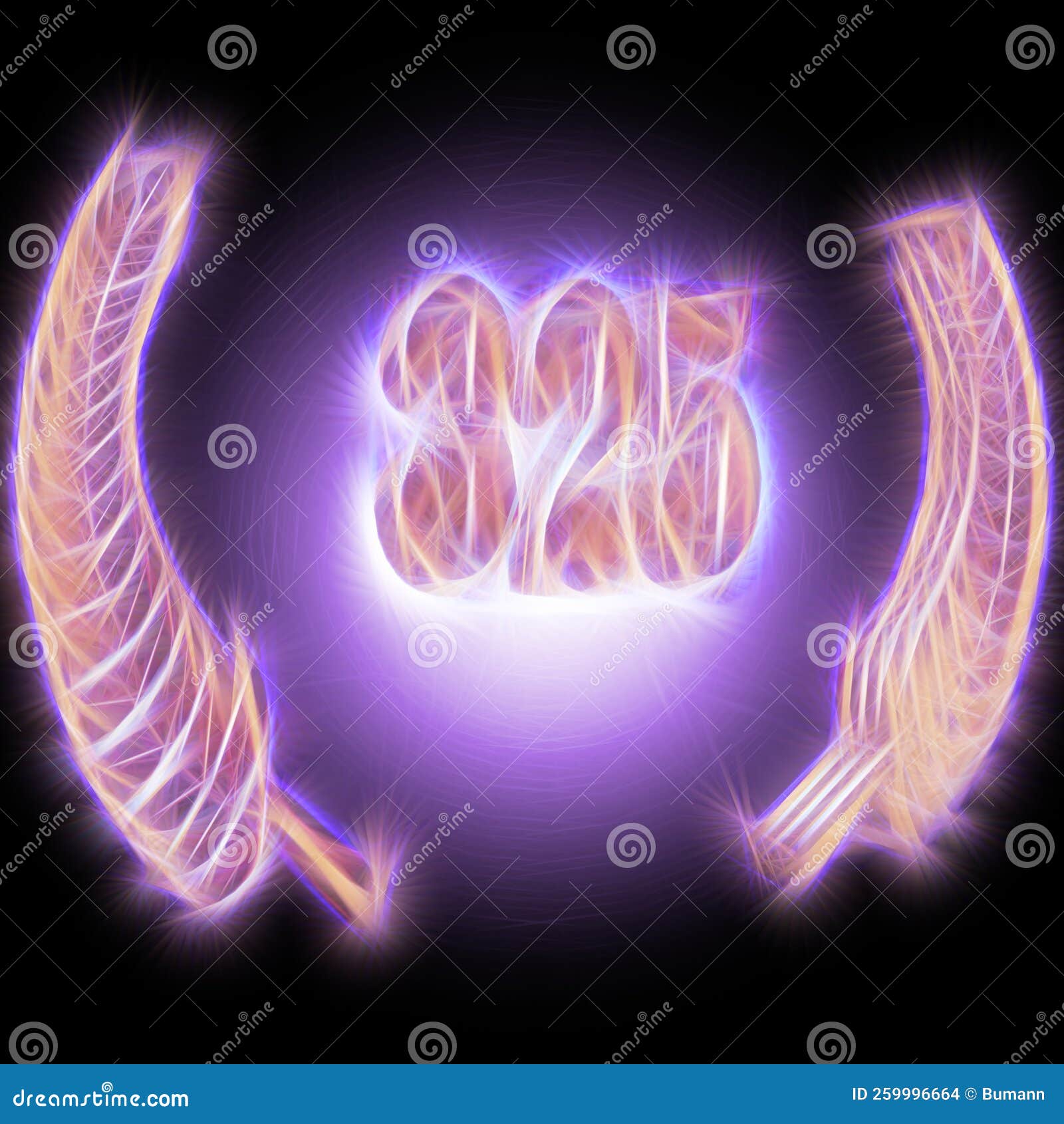 Number 325 with Laurel Wreath or Honor Wreath As a 3D-illustration, 3D ...