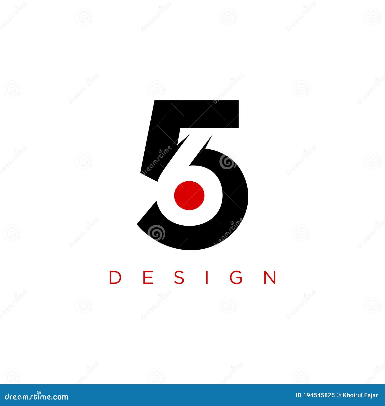 56 Number Letter Logo Icon Designs Vector Stock Vector - Illustration ...