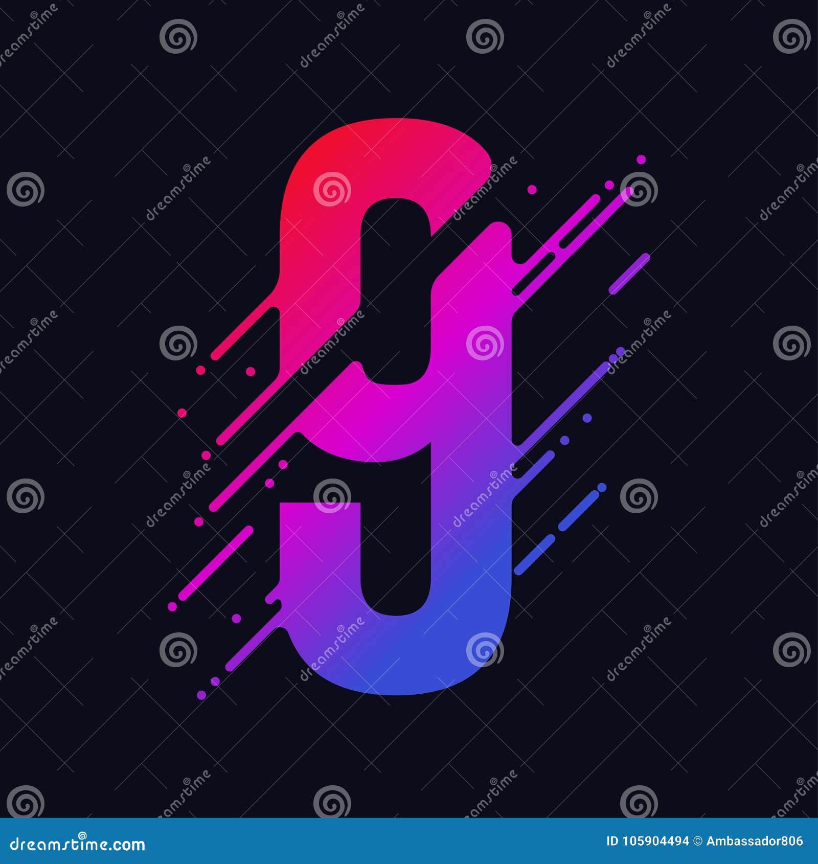 Number with Liquid Splash and Drops, Abstract Colorful Digits, Ink ...