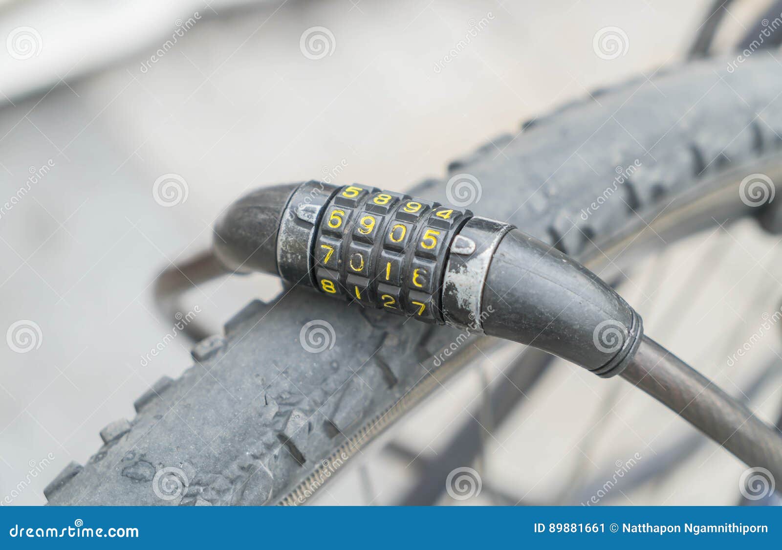 Number Lock stock image. Image of combination, street - 89881661