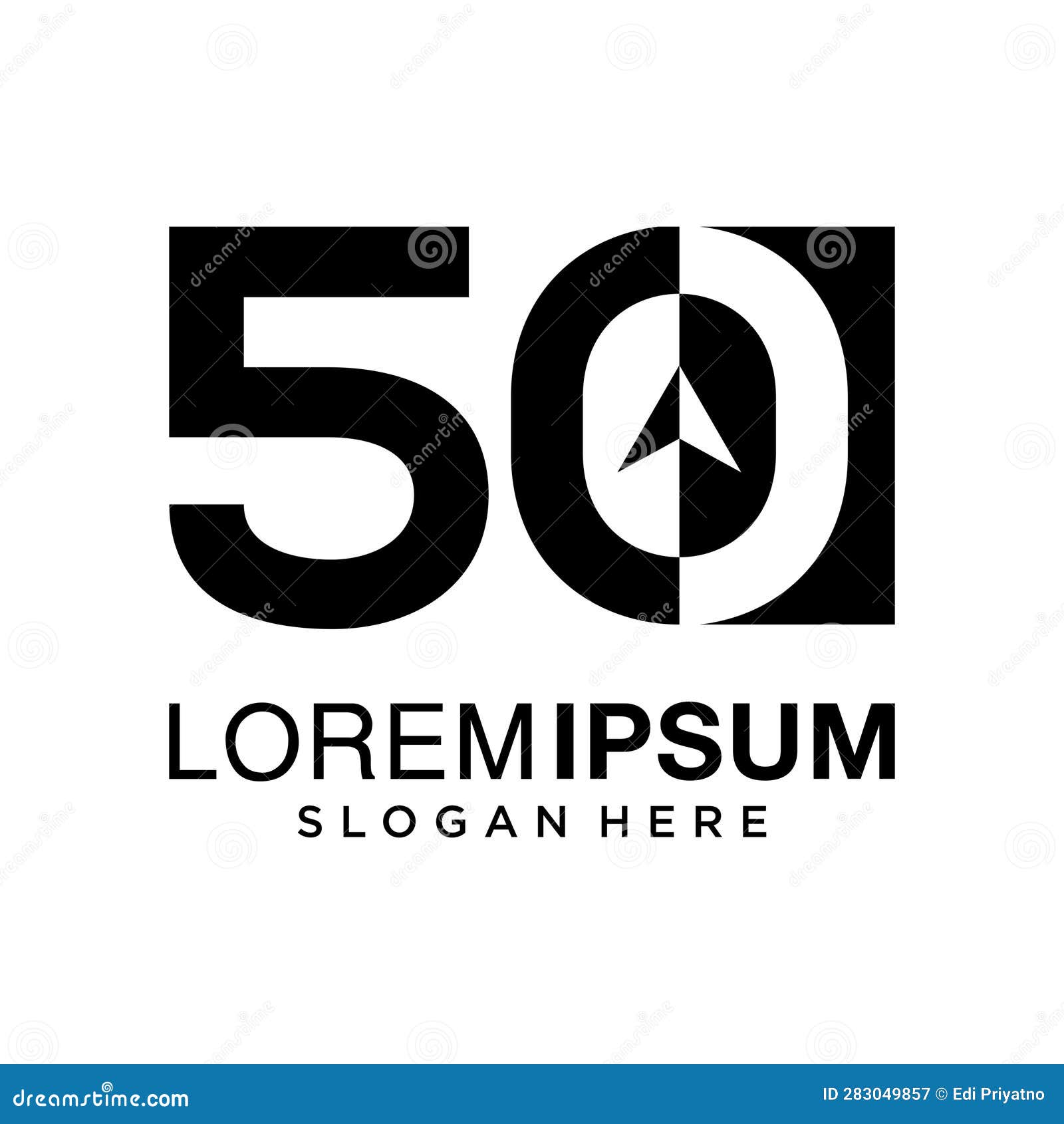 Number 50 Logo Design Inspirations. Number 50th Logo Simple Stock ...