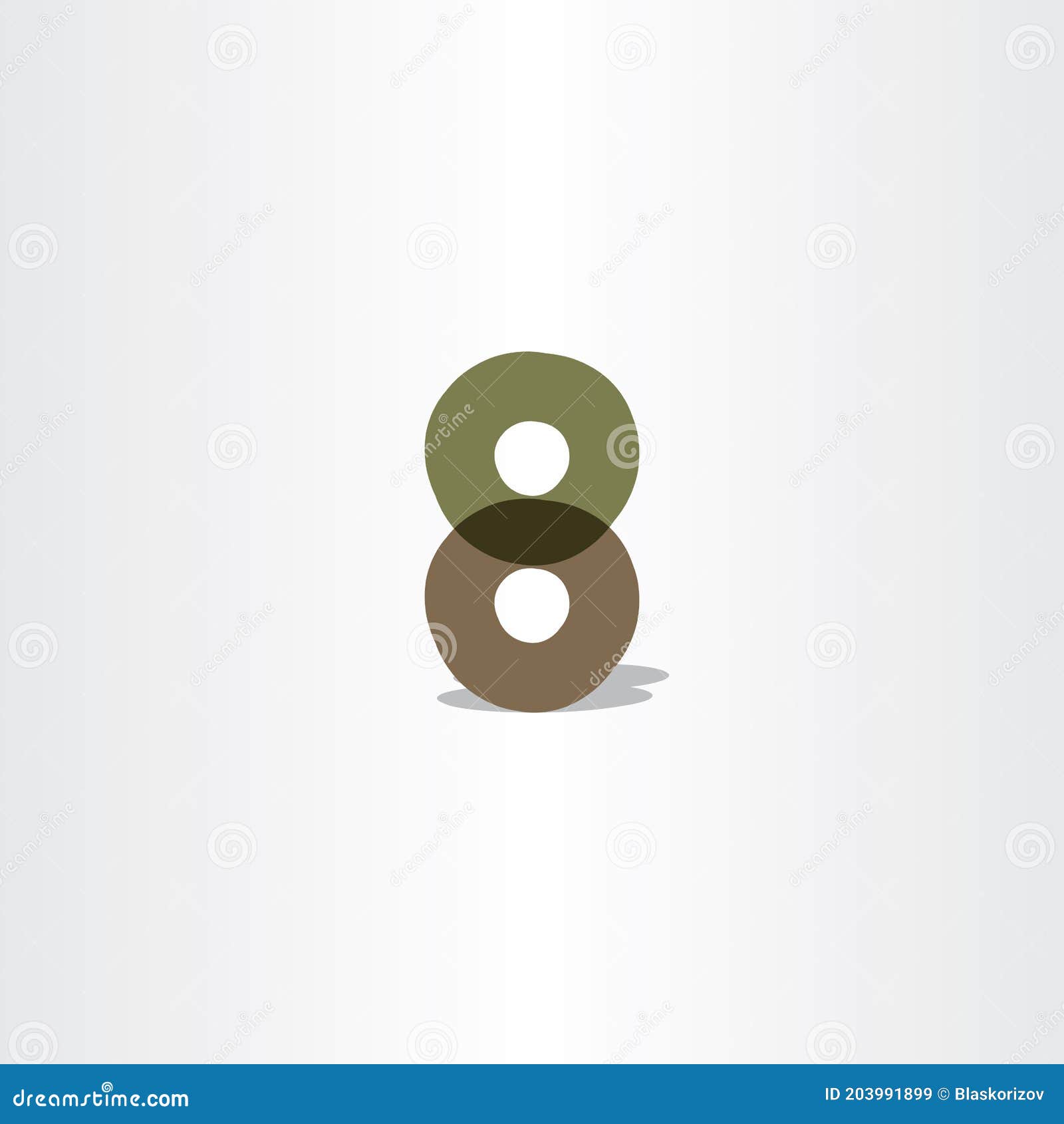 Number 8 Logo Icon 8 Vector Eight Symbol Stock Vector - Illustration of ...