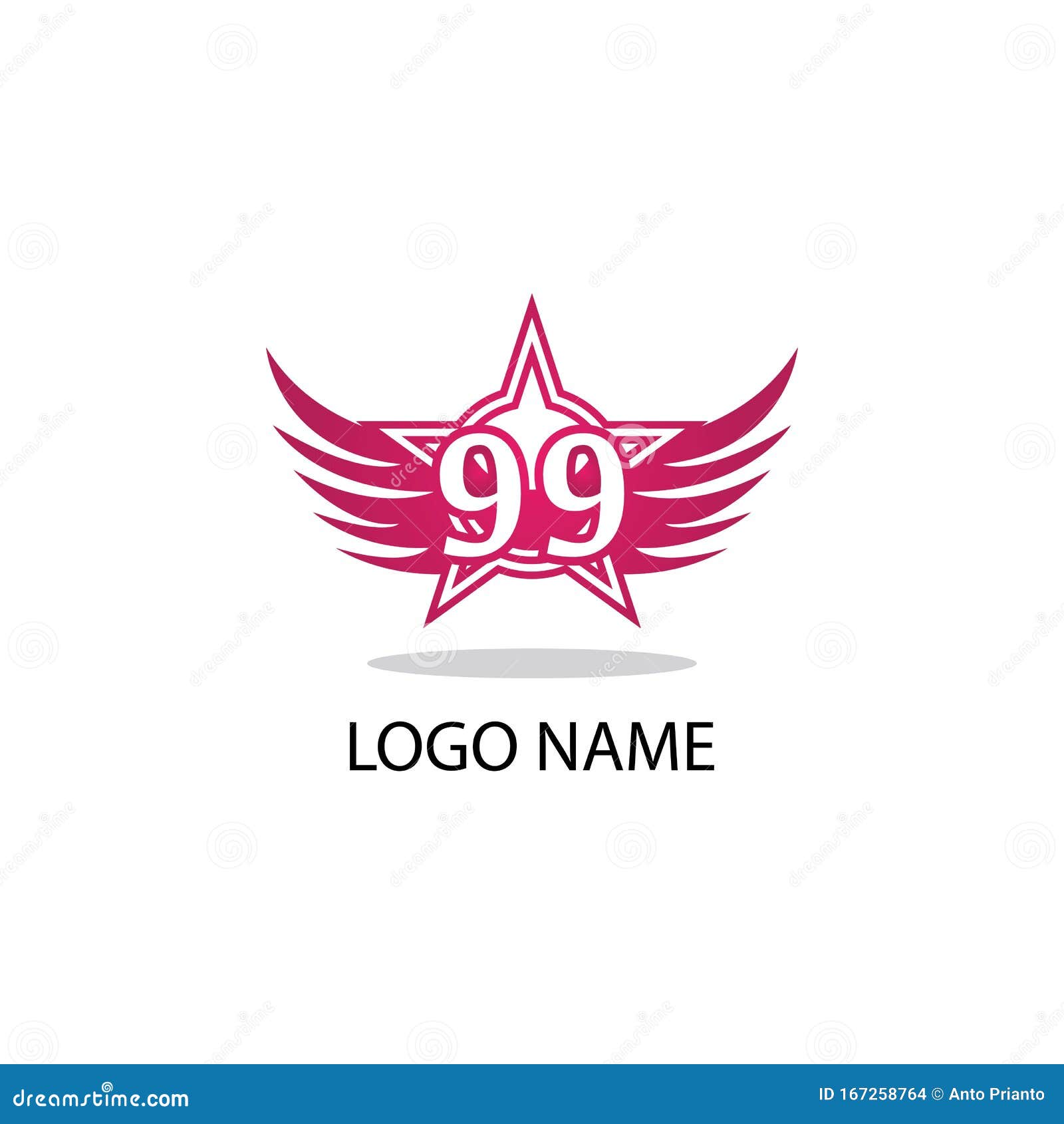 99 Number Logo Symbol Design Illustration Stock Vector - Illustration ...