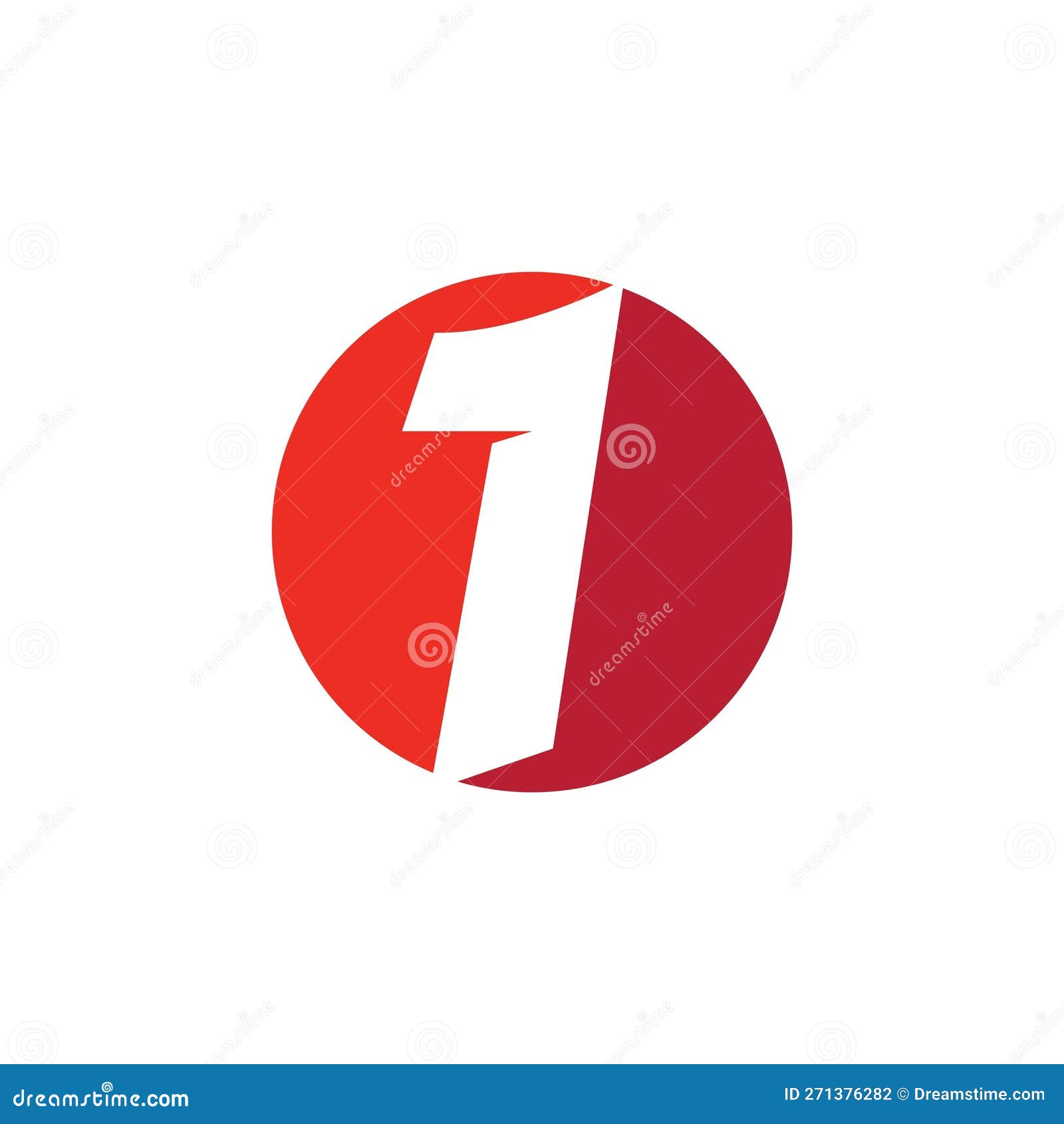 Number 1 Logo Vector Icon Simple Illustration Stock Vector ...