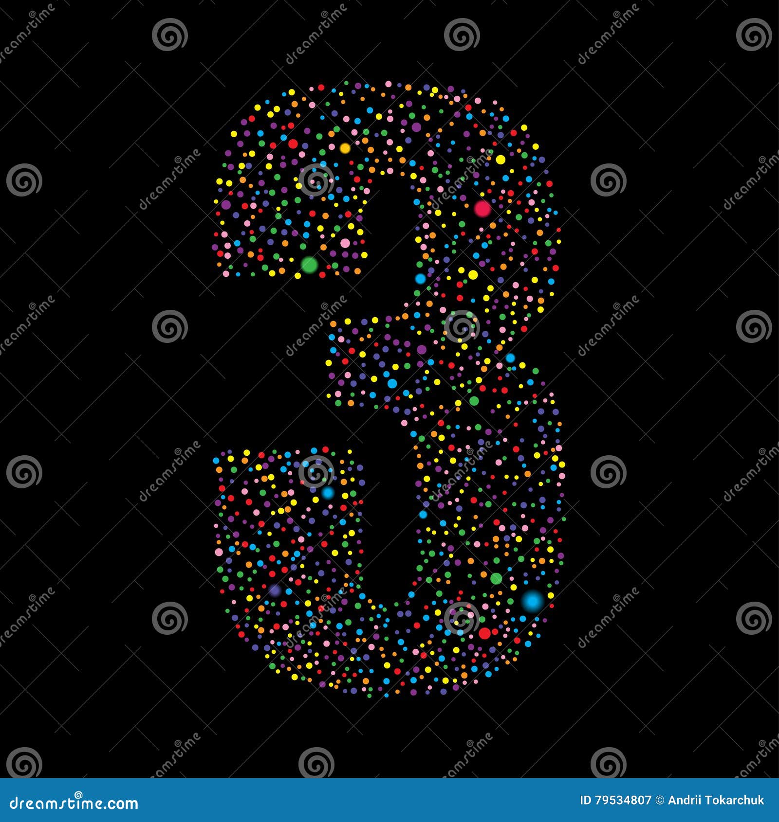 Number Logotype Vector Design. Stock Vector - Illustration of education ...