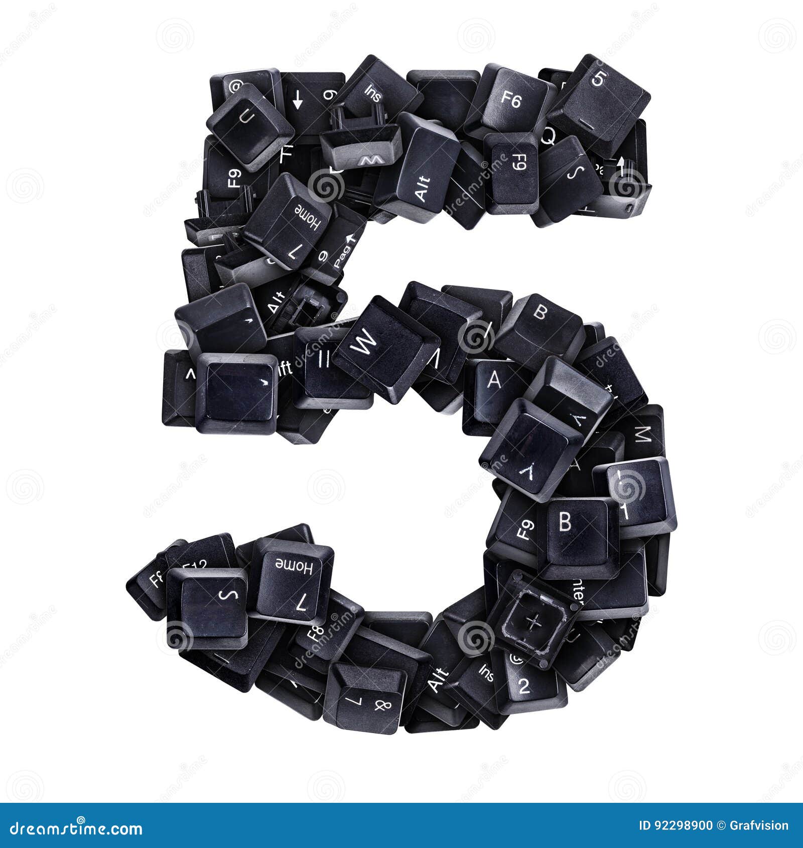 Number 3 Key On Keyboard Icon. Linear Vector Illustration From Computer ...