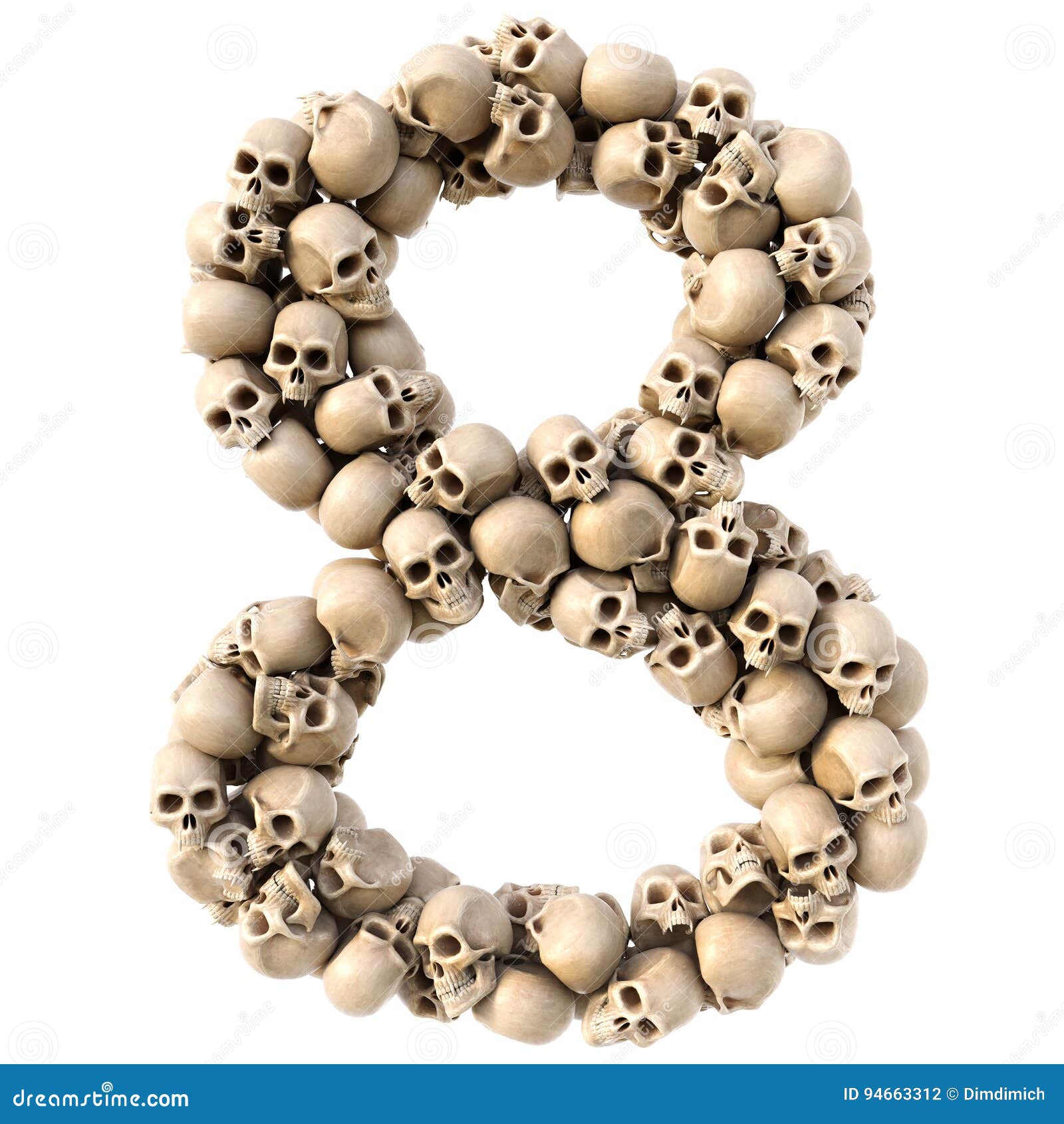 Number stock illustration. Illustration of halloween - 94663312