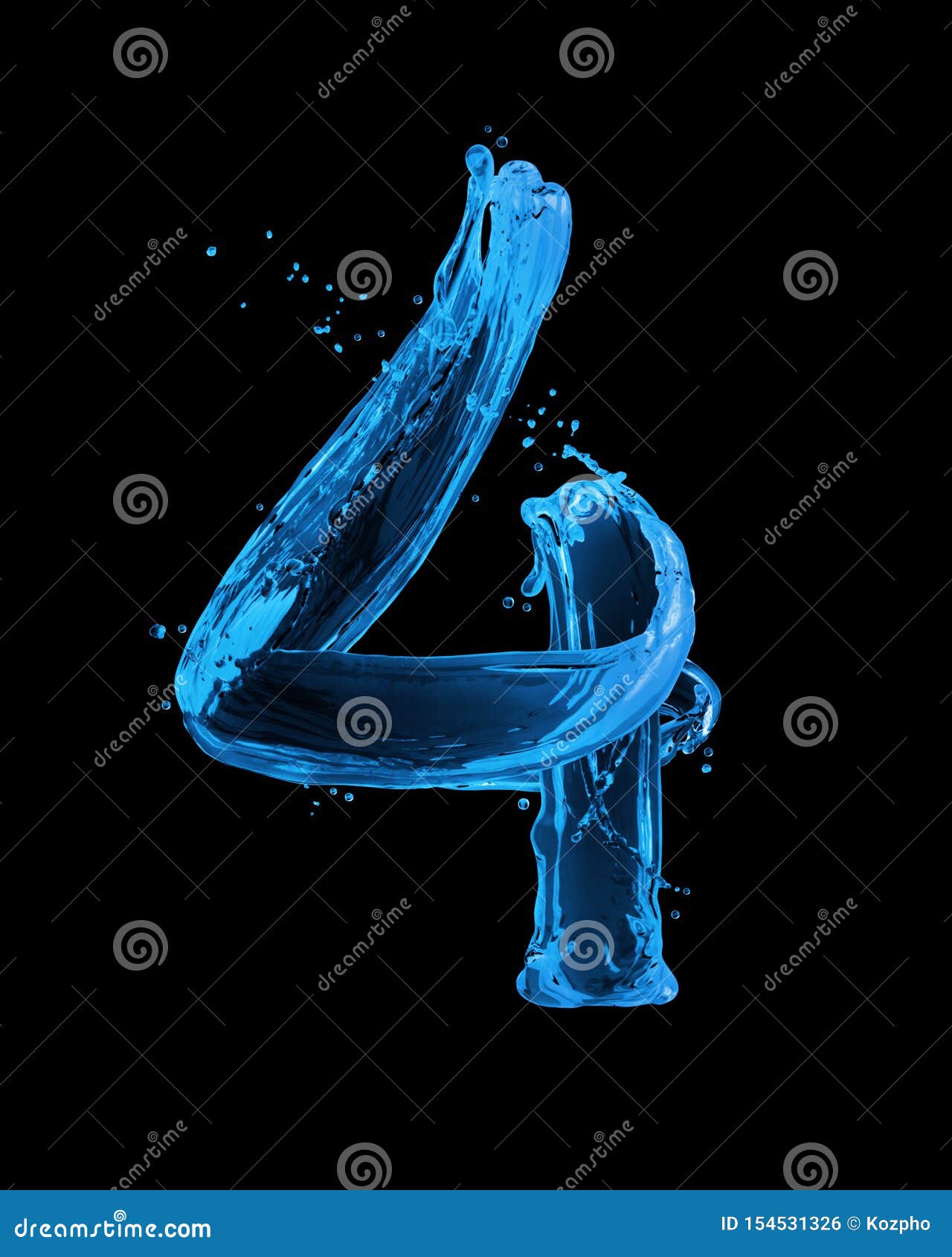 Splashes Of Black Paint Of Various Intensity Viewed As Dark Cat ...