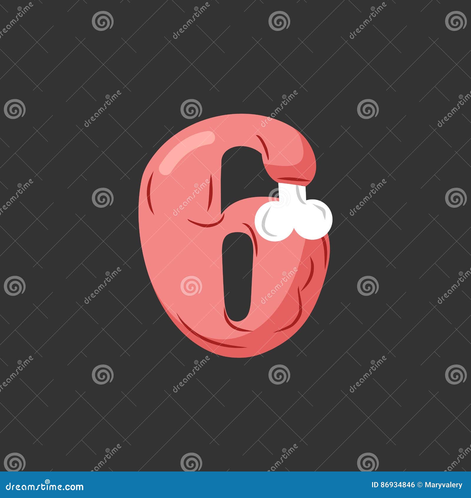 Pork Font Beef Alphabet Meat On Bones Of Lettering Ham Abc Vector