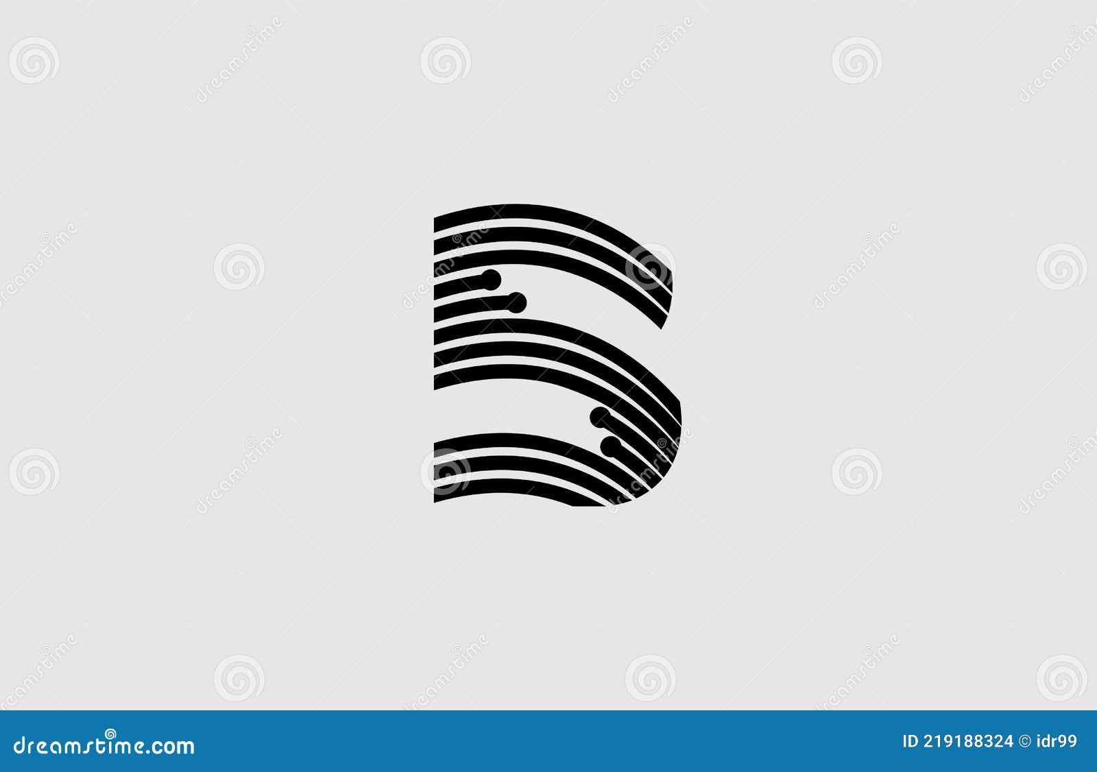 Number 5 Monogram Electrical Logo Stock Illustration - Illustration of ...