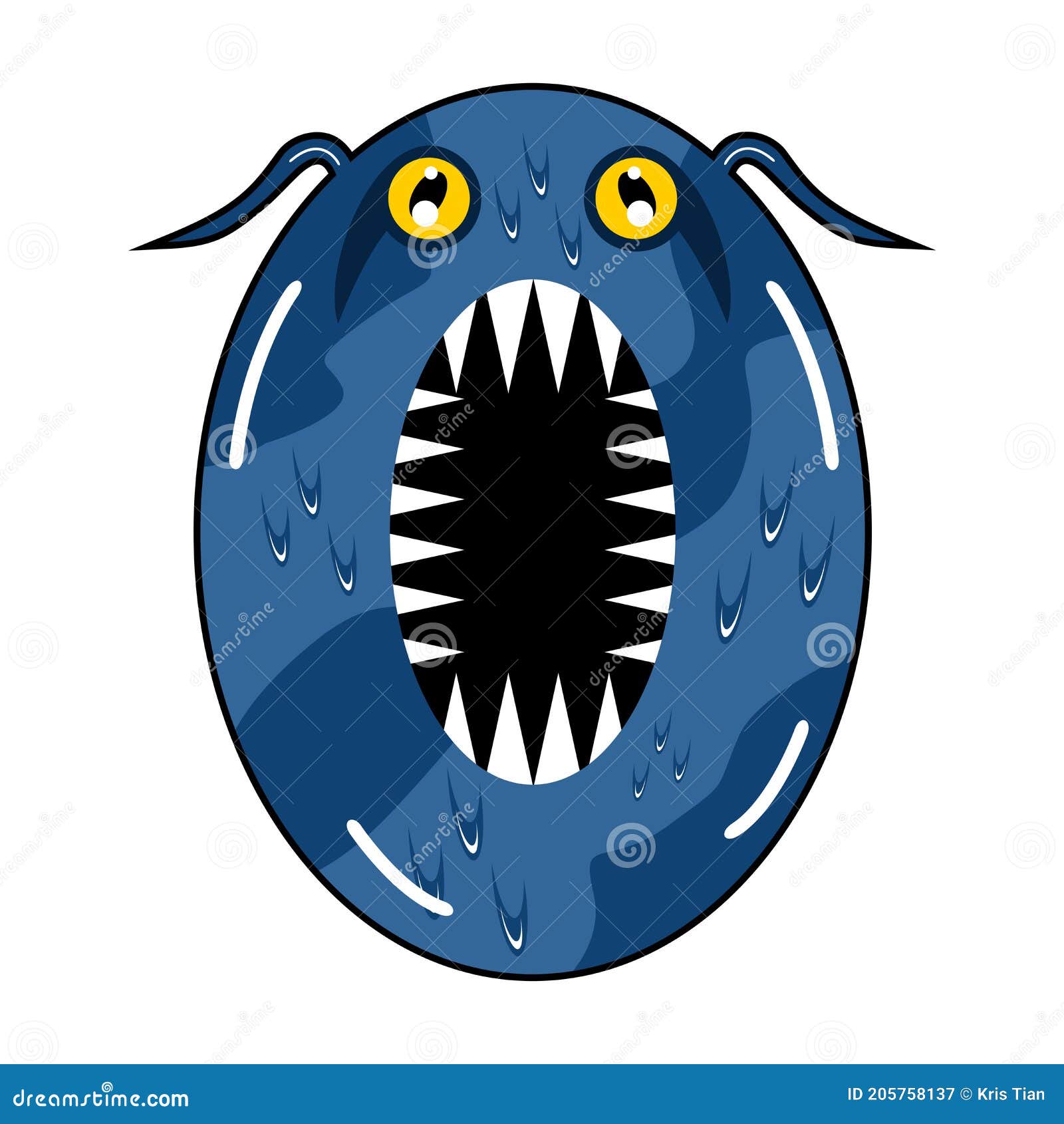 Number Monster Zero "0" Stock Vector - Illustration of design, sign ...