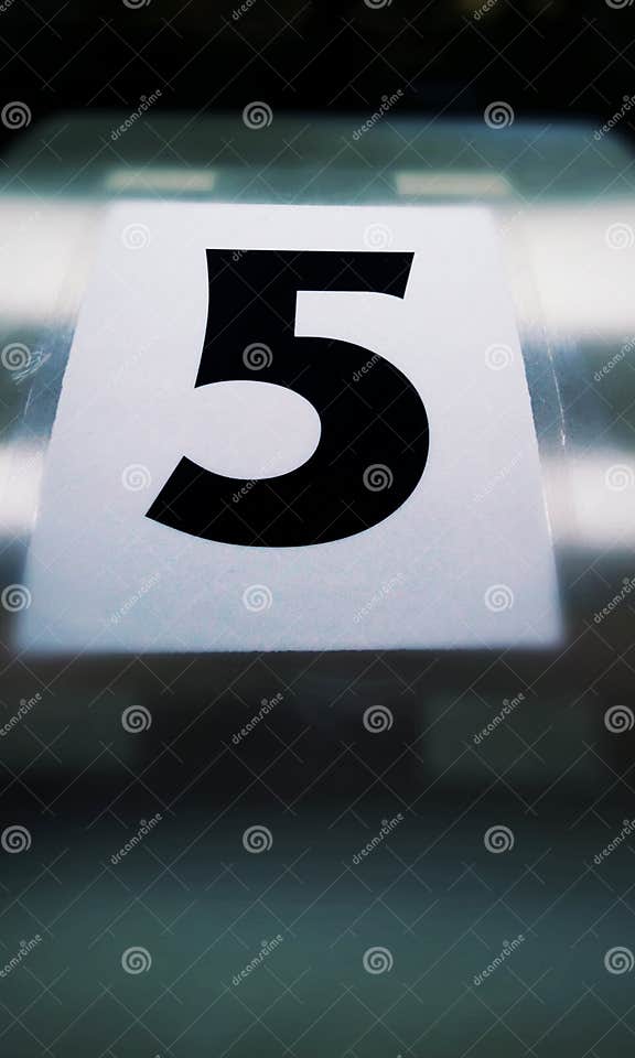 Number 5 stock illustration. Illustration of number, color - 90040550