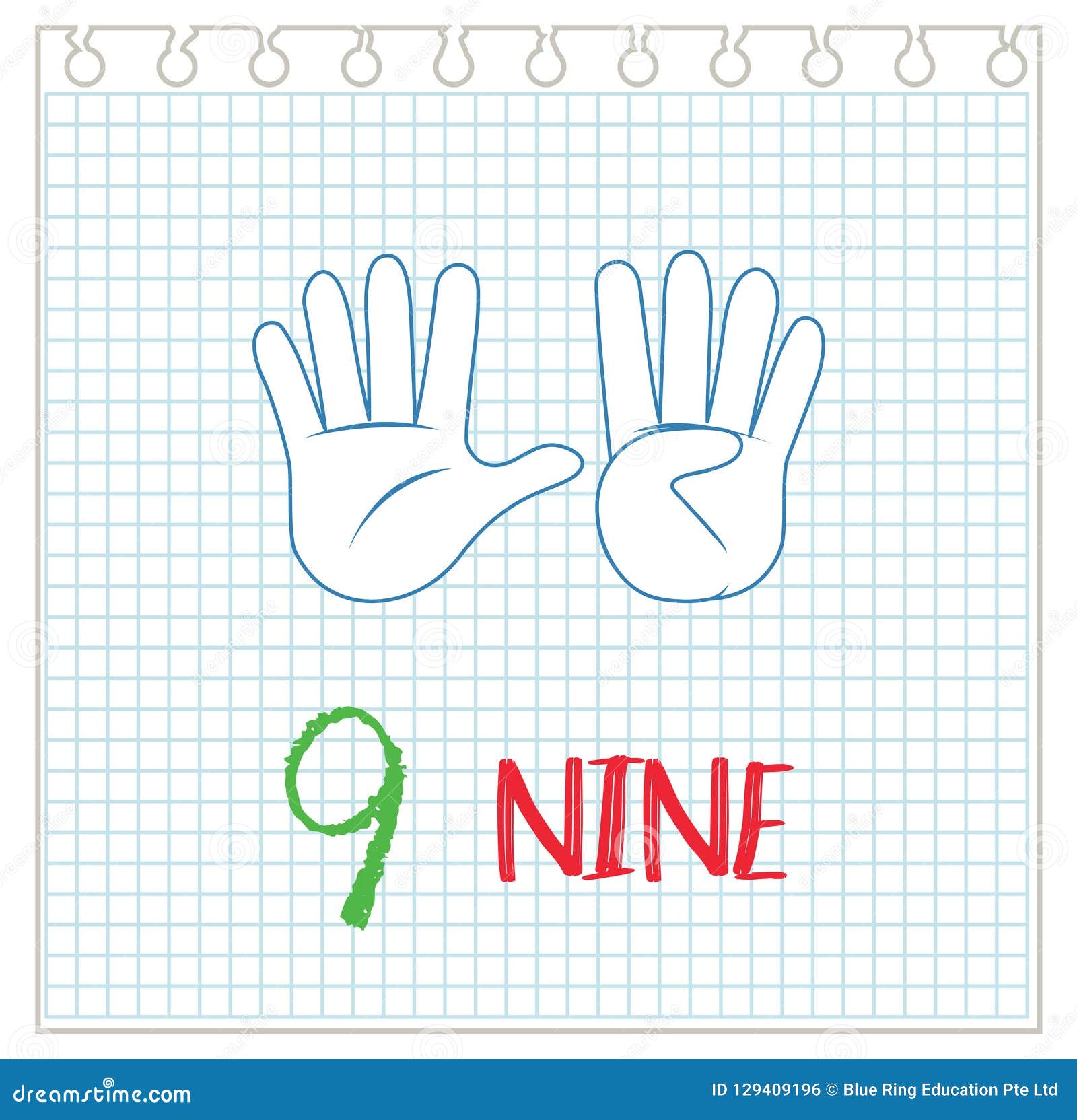 Set Of Nine Hand Draw Elements For Design. Cartoon Vector ...