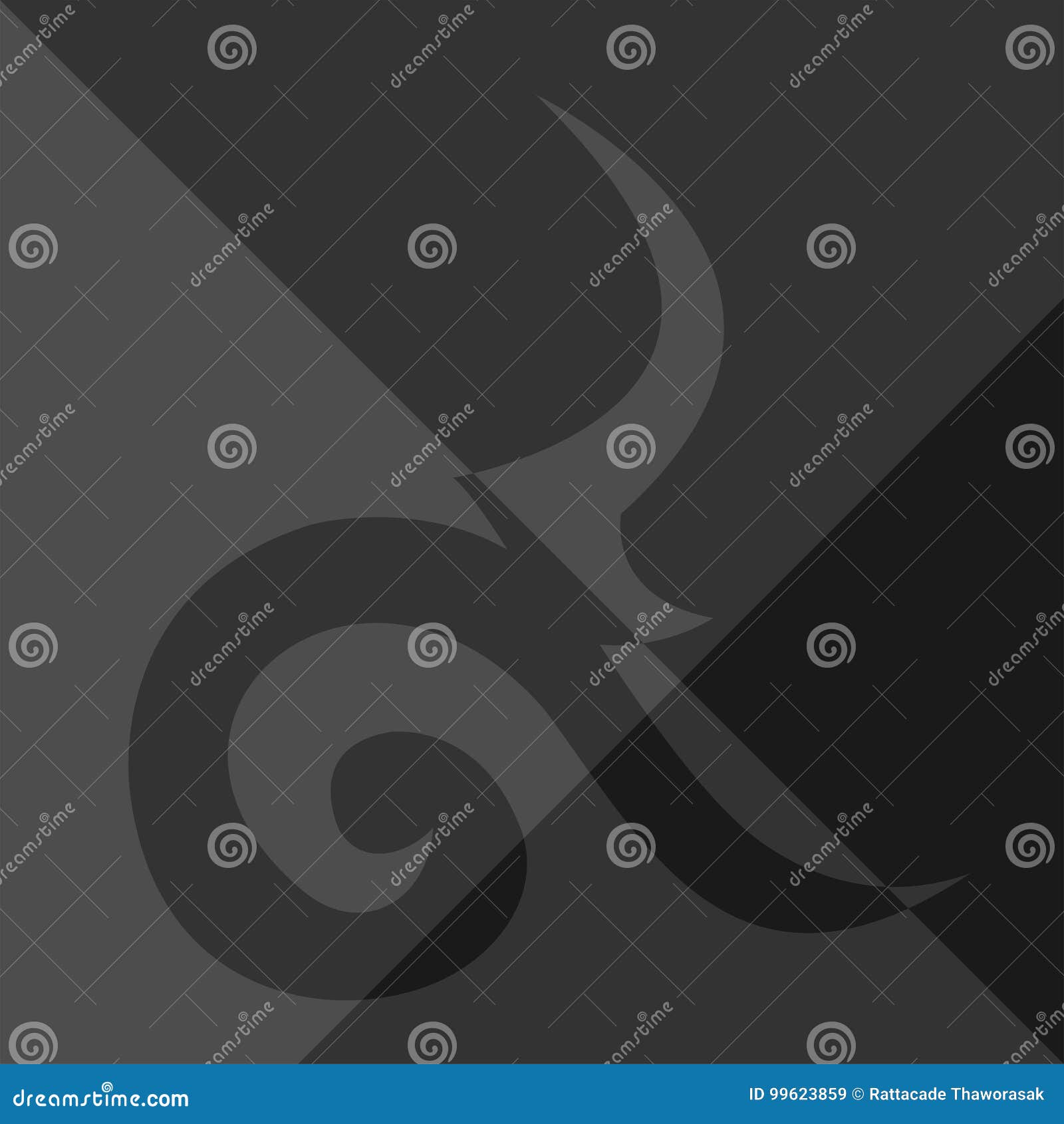 Number nine thai vector stock vector. Illustration of design - 99623859