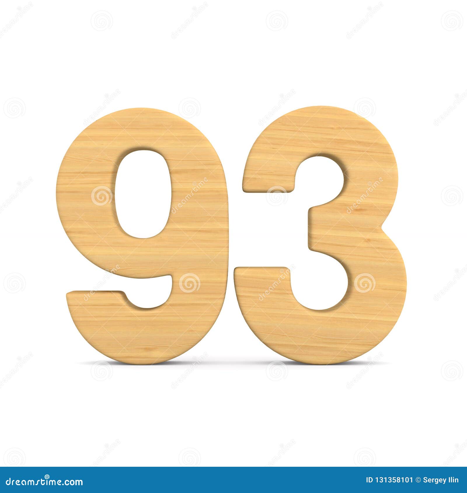 Ninety Three Years Anniversary Golden. Anniversary Template Design For ...