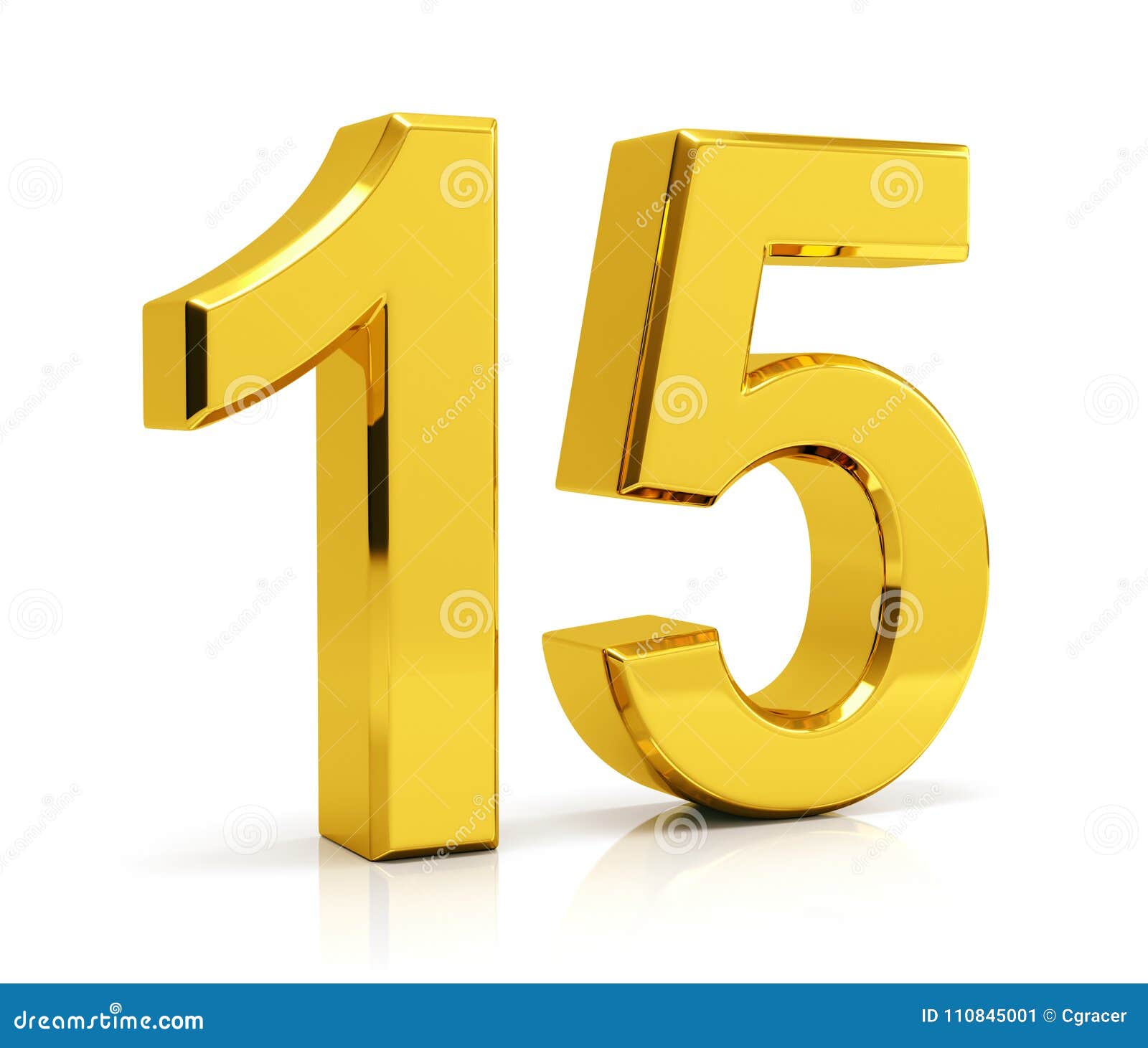 Number 15 stock illustration. Illustration of digit - 110845001